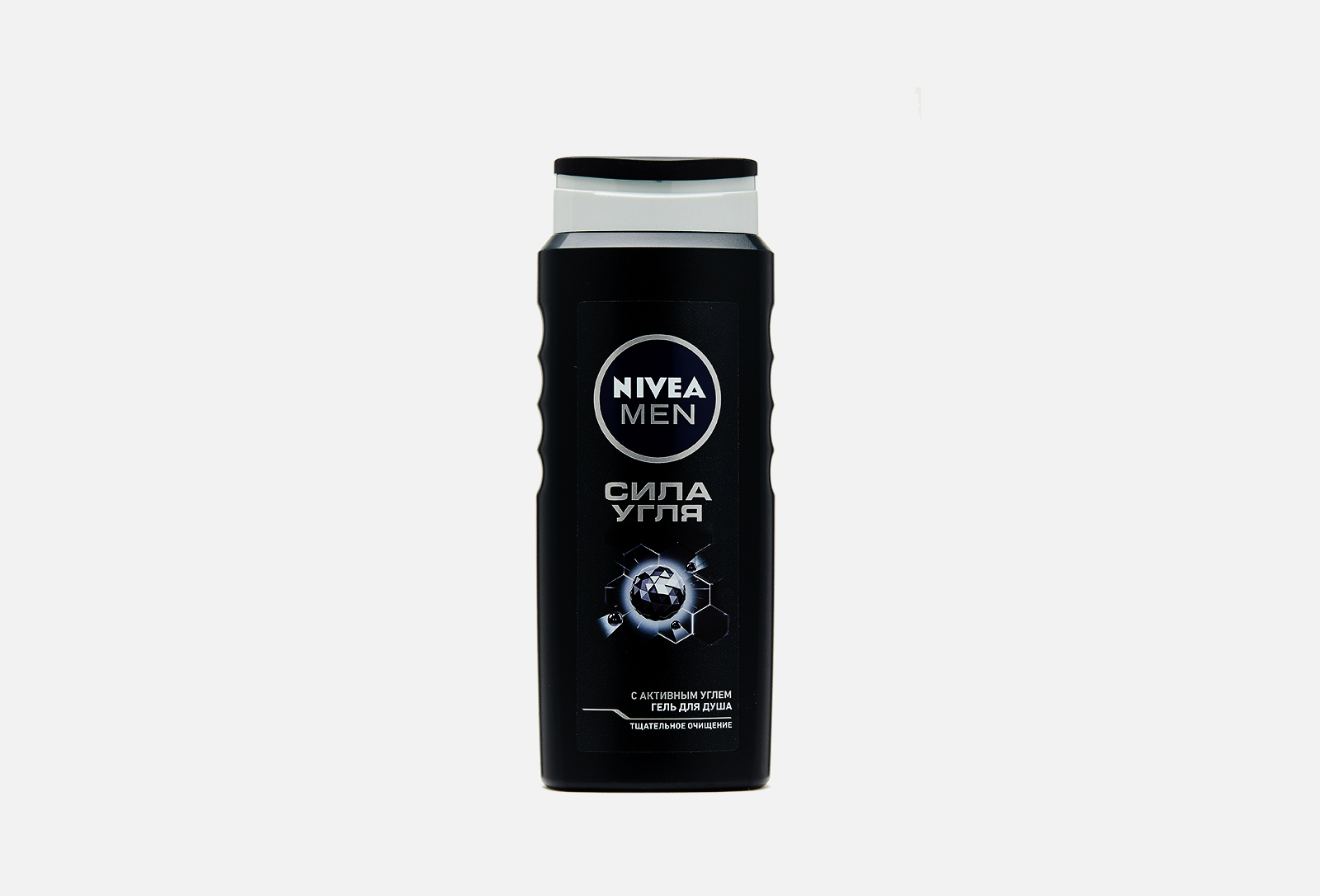 NIVEA Гель для душа мужской очищение без сухости кожи Men Сила угля 500 ...