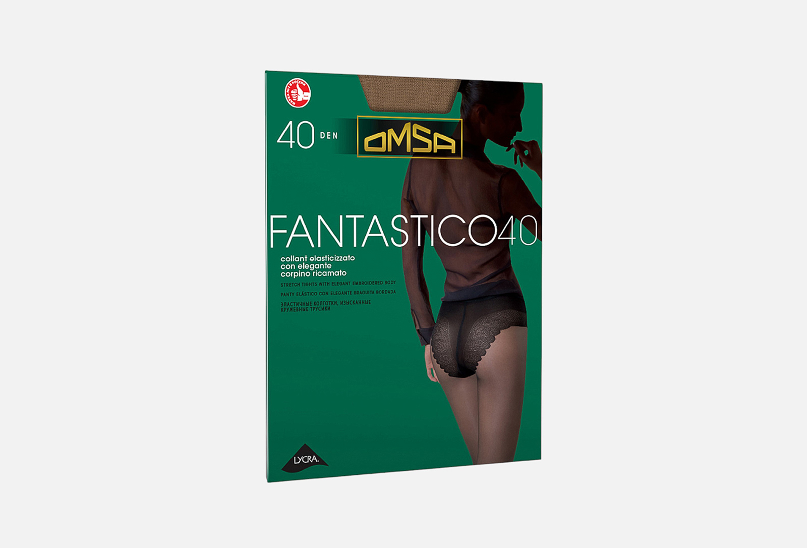 Omsa Колготки Fantastico Nero, 40 den Nero 4 — купить, цена в Москве