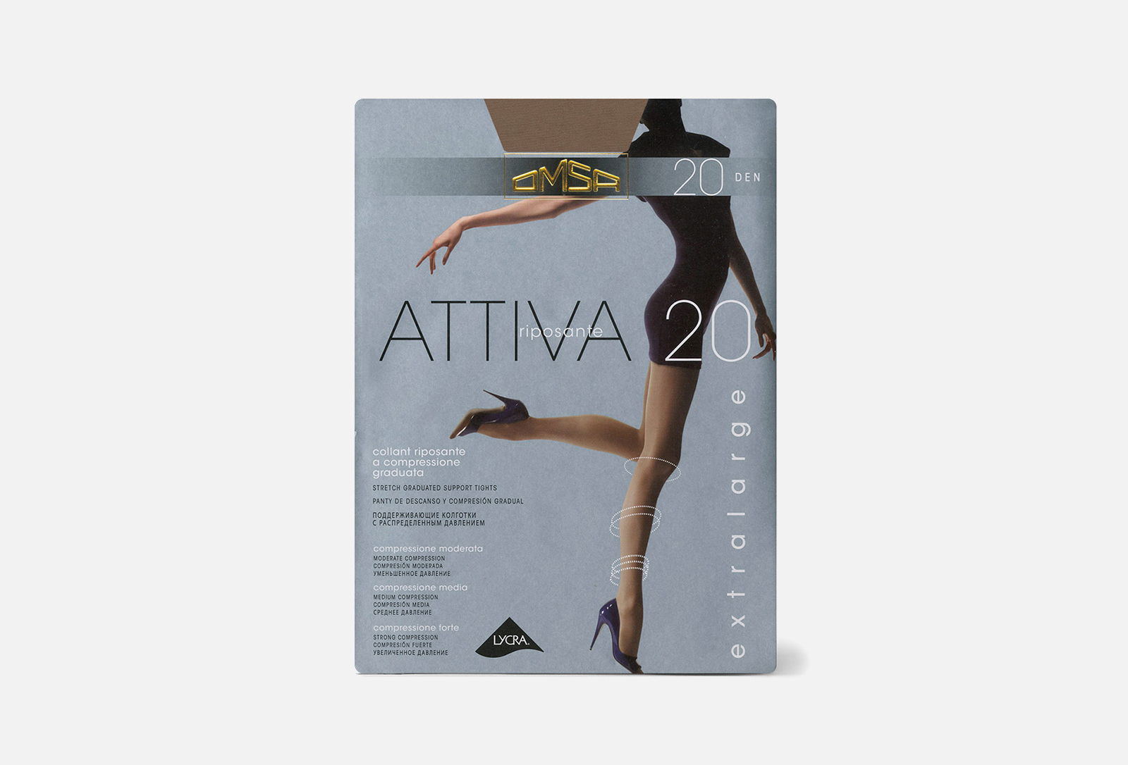 Omsa Колготки 20 den Attiva 20 den Lola 6 — купить, цена в Москве