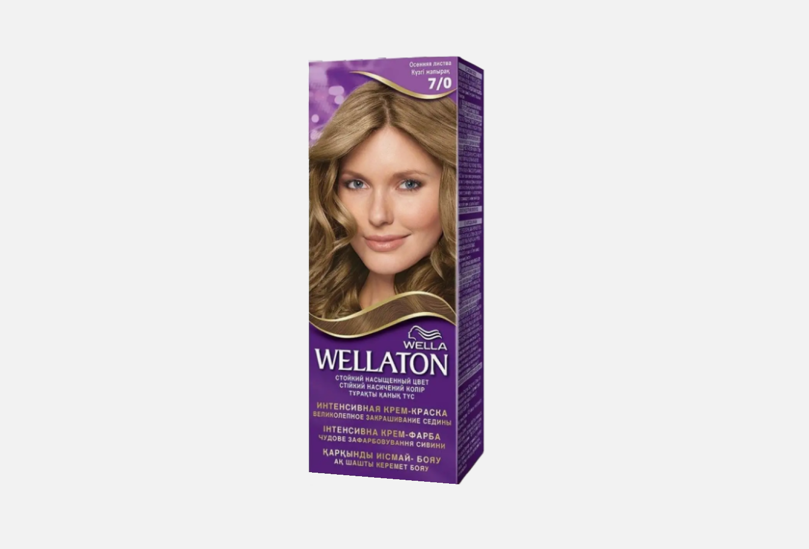 Wella Крем-краска для волос Wellaton 7/0, Осенняя листва 100 мл ...