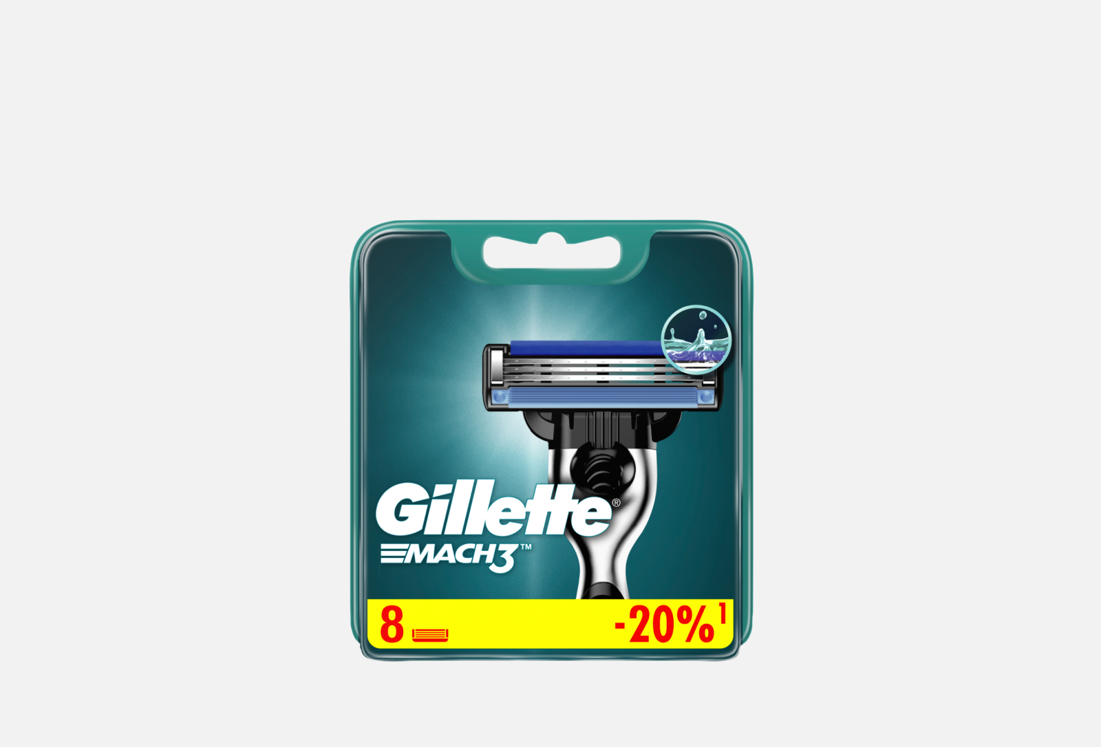 Gillette Сменные Кассеты для бритья Mach3 8 шт — купить, цена в Москве