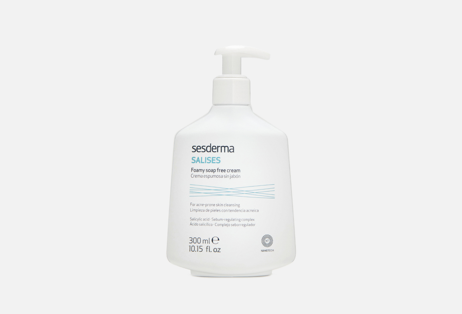 Sesderma Крем пенящийся для умывания для лица и тела SALISES 300 мл ...