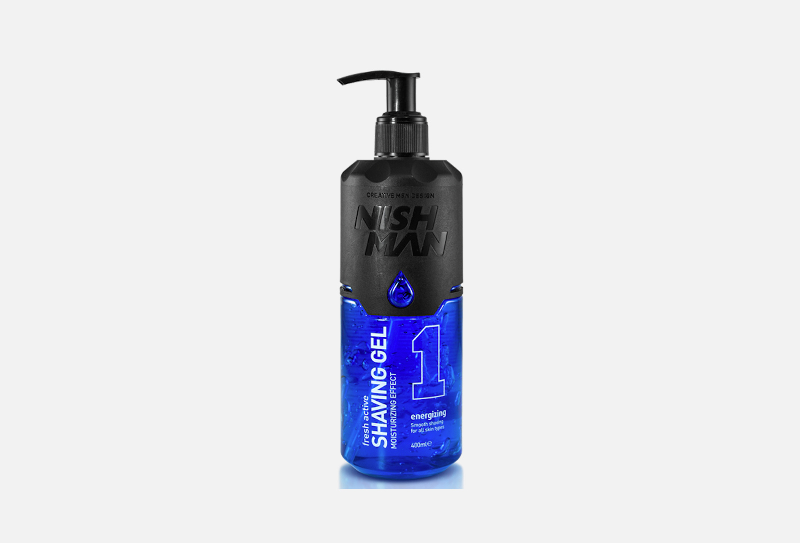 NISHMAN Гель для бритья с охлаждающим эффектом SHAVING GEL BLUE N.1 400 ...