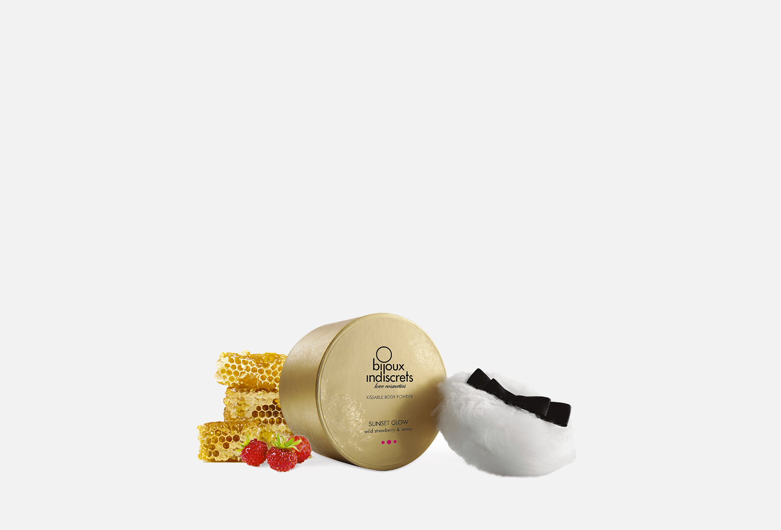 Bijoux Indiscrets Пудра для тела с ароматом клубники KISSABLE SHIMMER ...