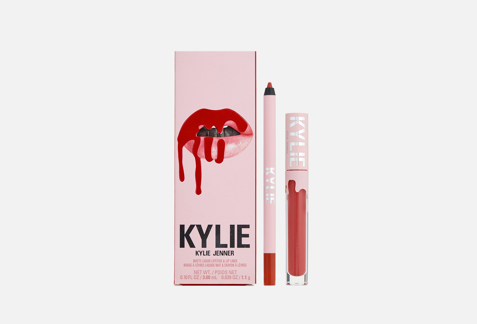 Kylie Cosmetics by Kylie Jenner Набор Matte lip kit BAD LIL THING 3 мл ...