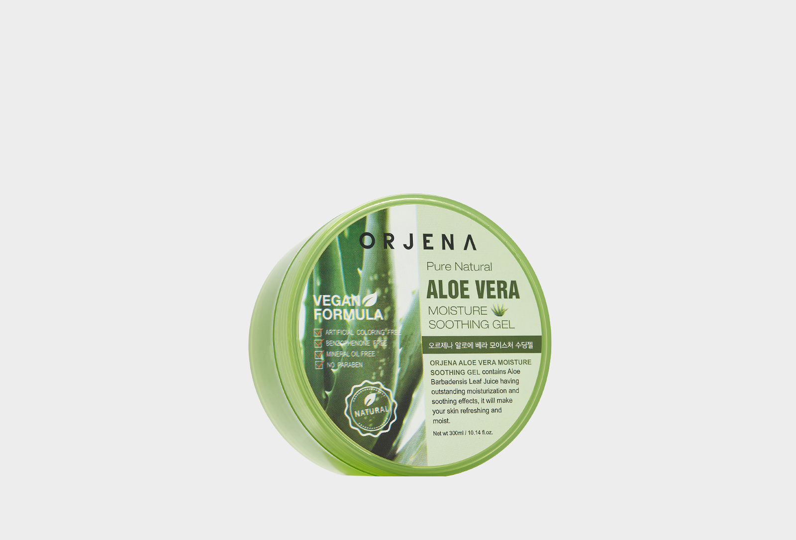 ORJENA Увлажняющий гель с алоэ вера ALOE VERA MOISTURE SOOTHING GEL 300 ...