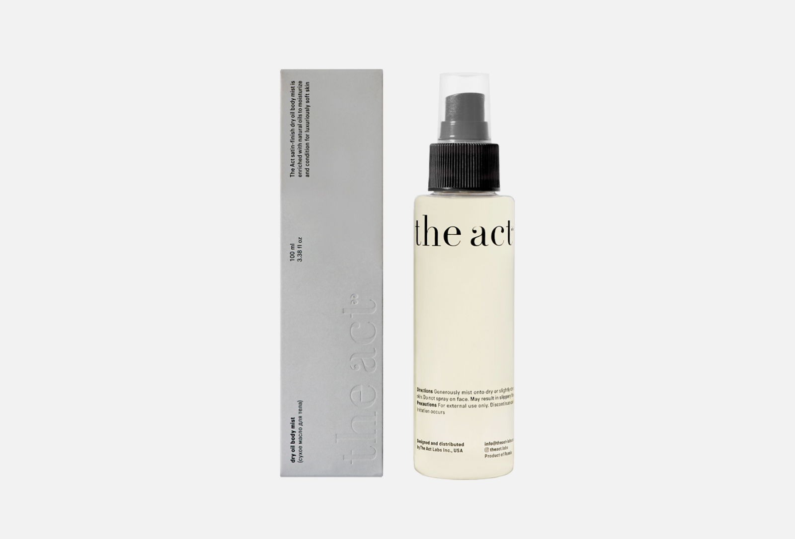 The Act сухое масло для тела dry oil body mist 100 мл — купить в Алматы ...