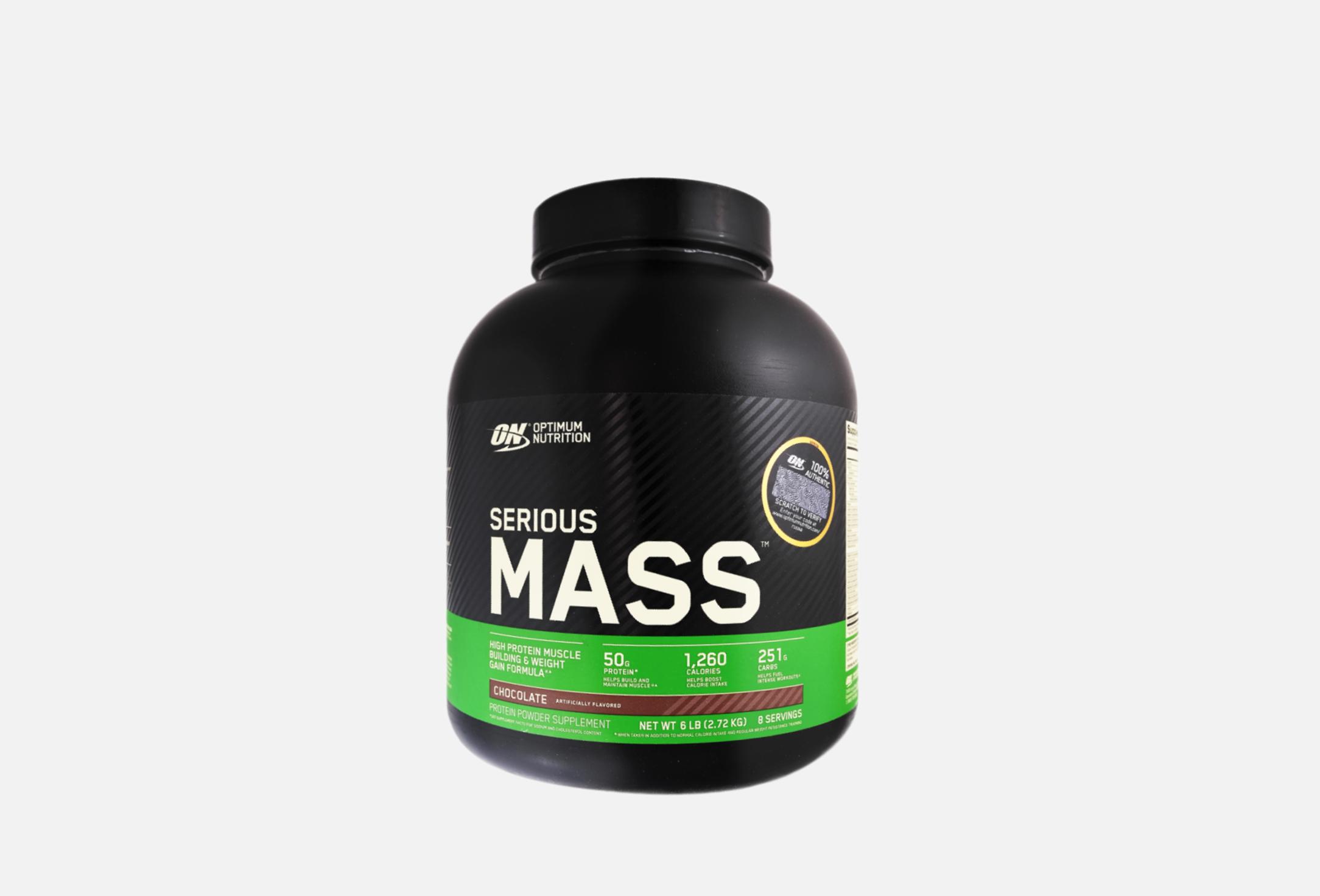 Optimum Nutrition Гейнер Serious mass Шоколад 2720 г — купить, цена в ...