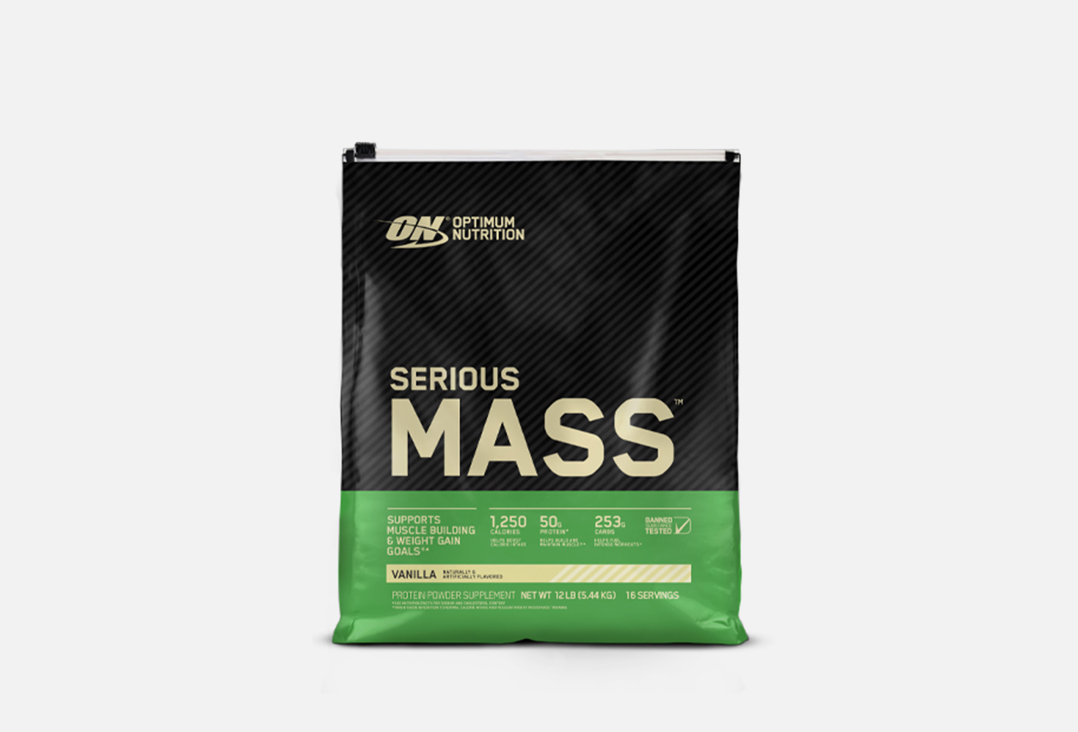 Optimum Nutrition Гейнер Serious mass Ваниль 5440 г — купить, цена в Москве