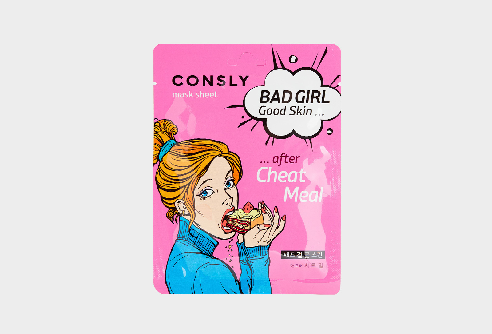 CONSLY Тканевая маска после читмила BAD GIRL - Good Skin after Cheat ...