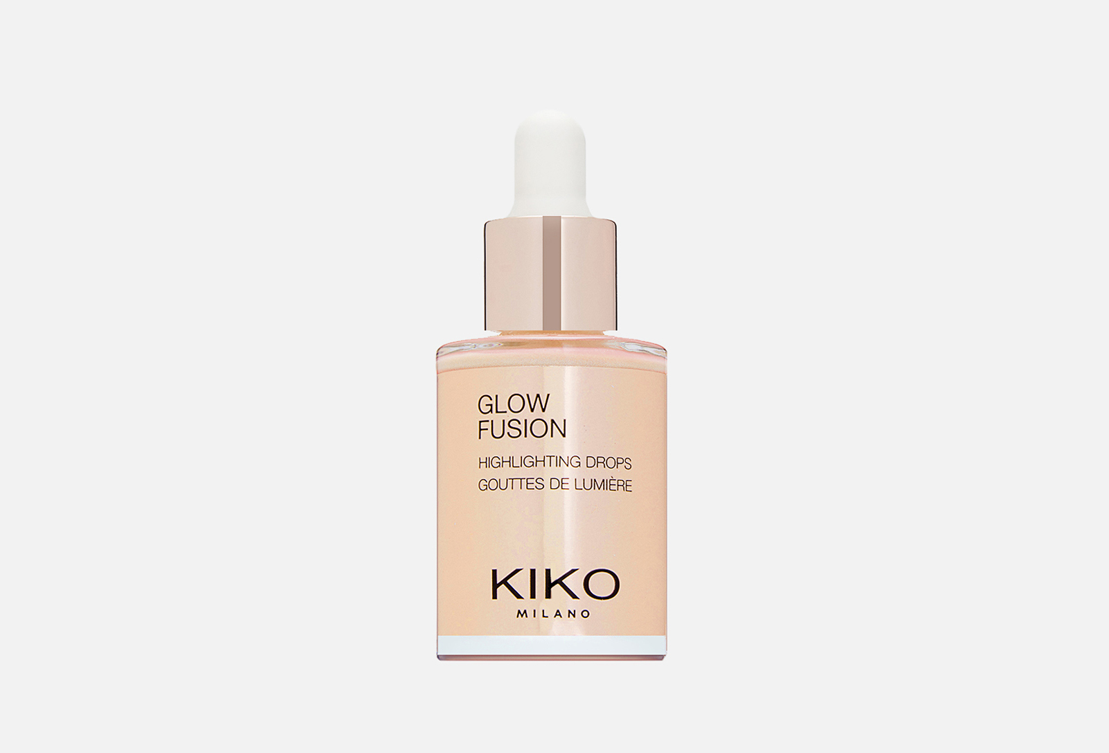 KIKO MILANO Жидкий хайлайтер для лица с металлическим финишем GLOW ...