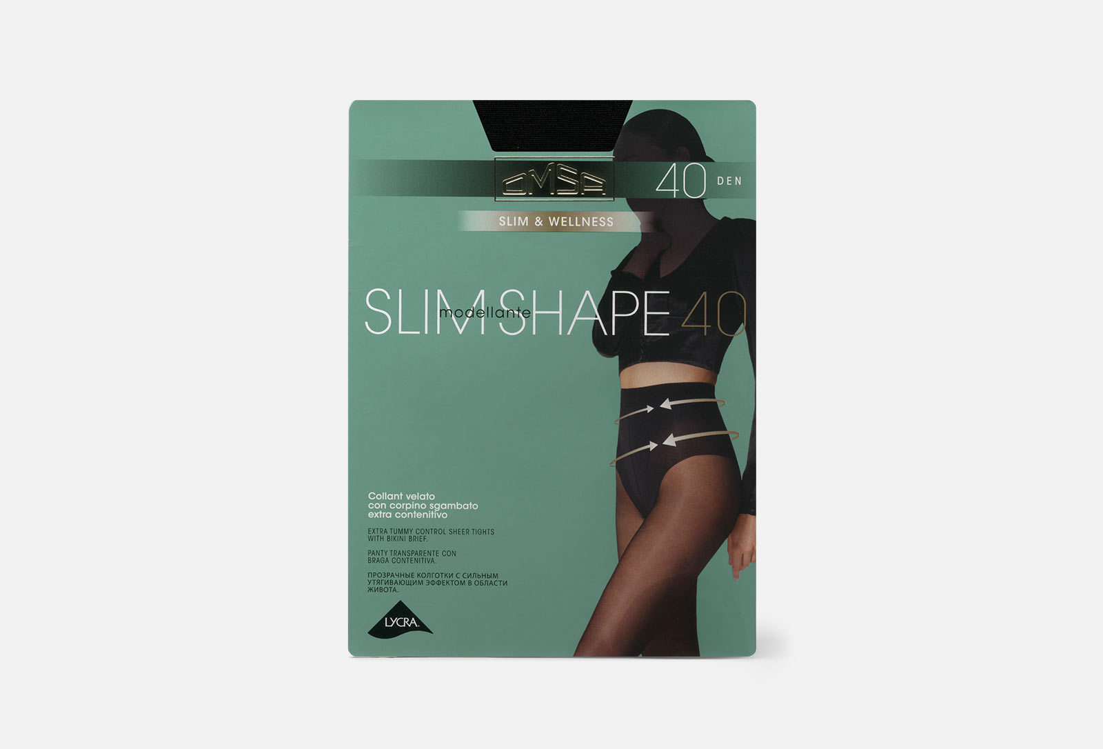 Omsa Колготки Slim shape Nero, 40 den Nero 4 — купить, цена в Москве
