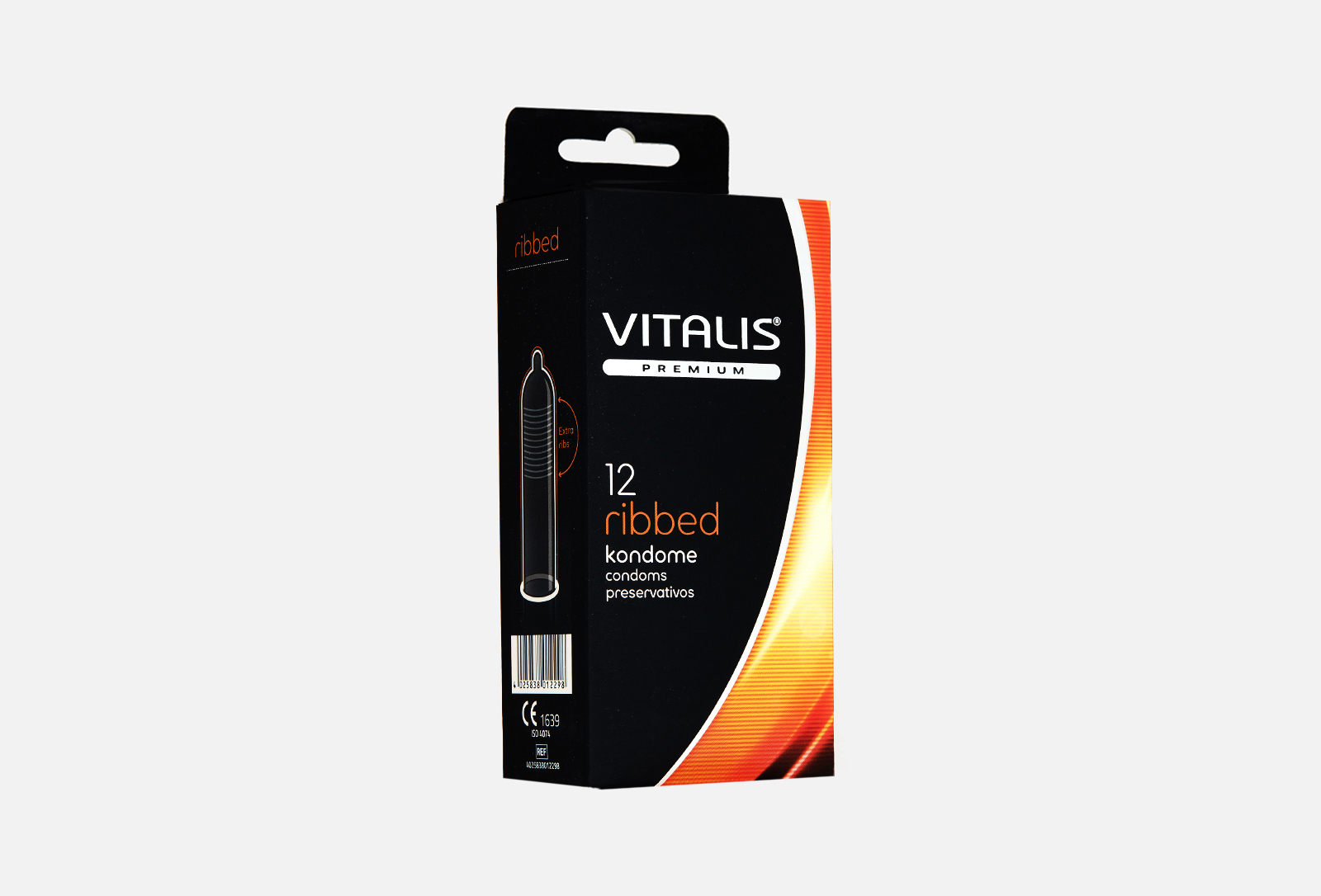 VITALIS Презервативы ребристые PREMIUM ribbed 12 шт — купить в Москве