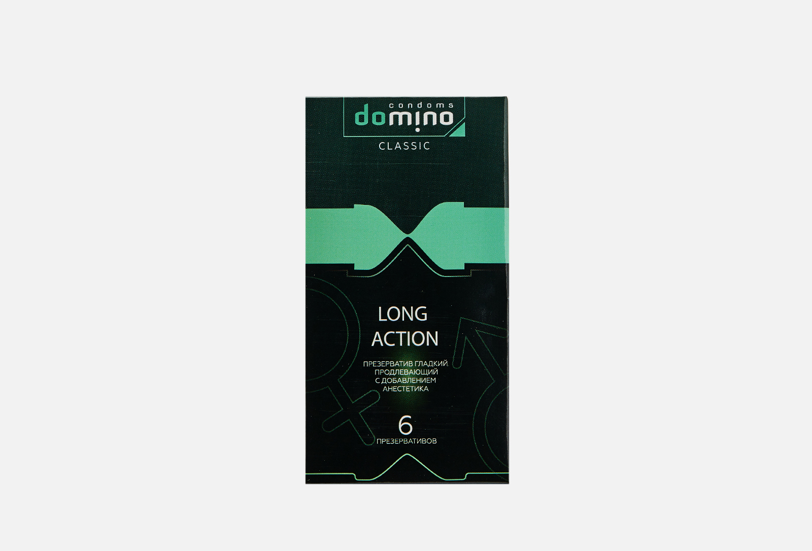Domino Презервативы гладкие продлевающие с бензокаином либо с
