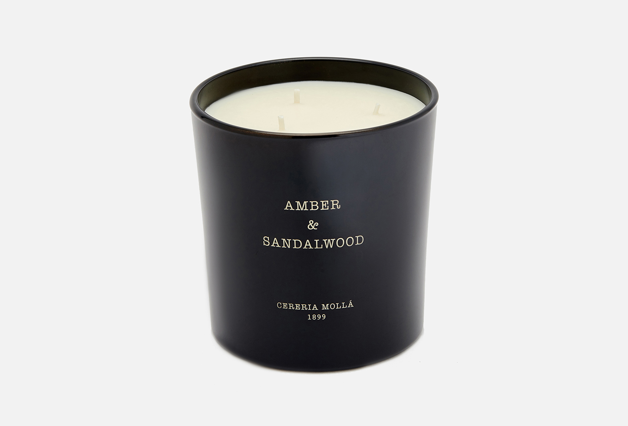 Cereria Molla Аромасвеча Amber & Sandalwood 600 г — купить, цена в Москве