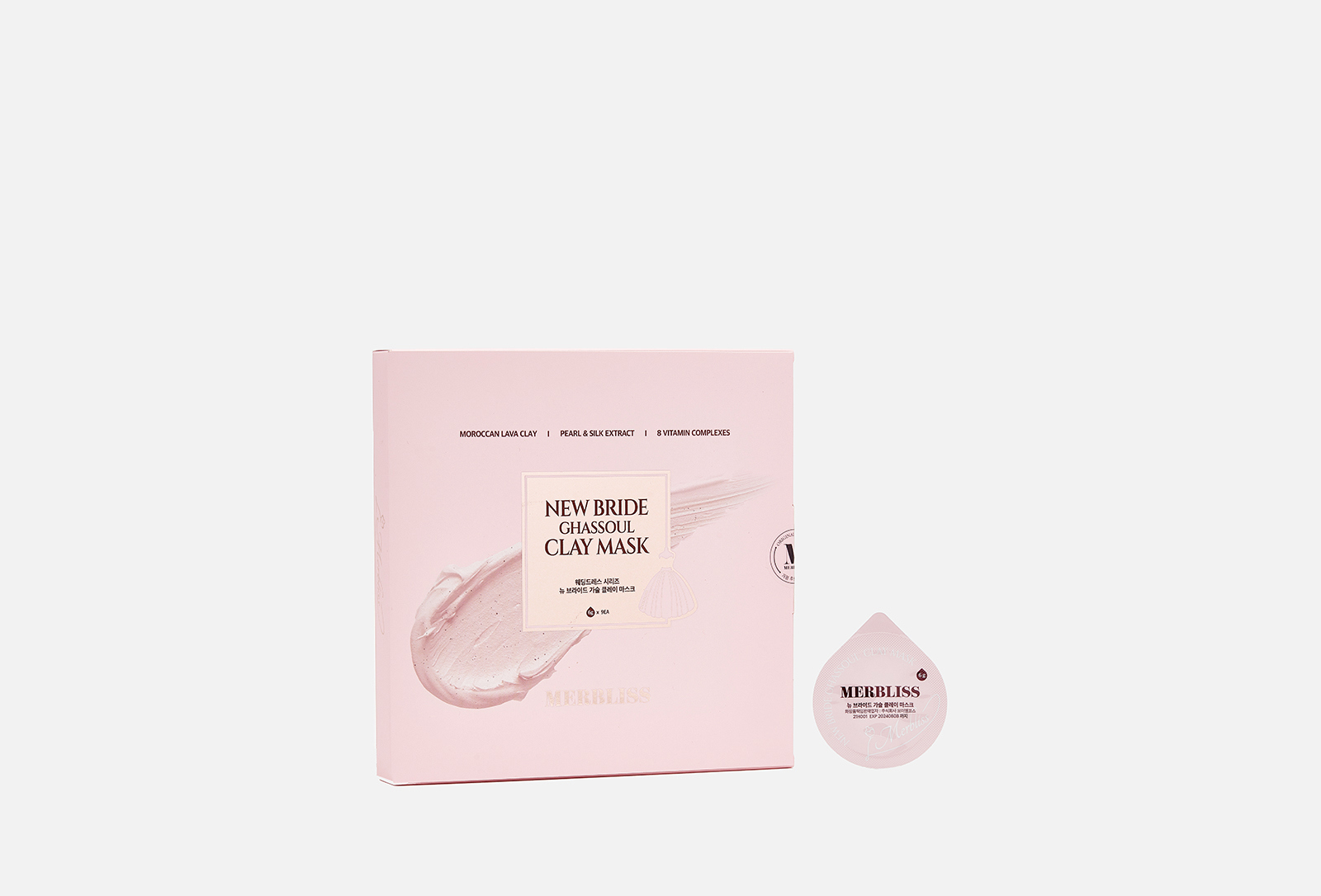 MERBLISS Маска для лица с марокканской глиной BRIDE GHASSOUL CLAY MASK ...