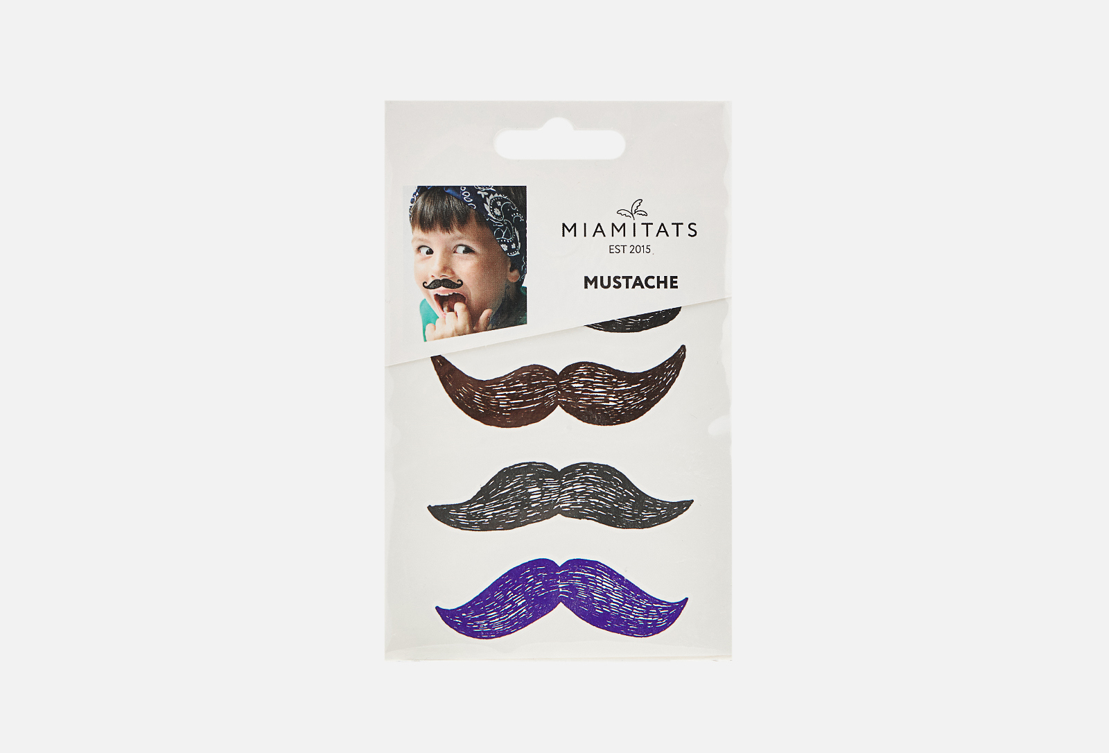 MIAMITATS Переводные тату KIDS Mustache (mini) — купить в Минске