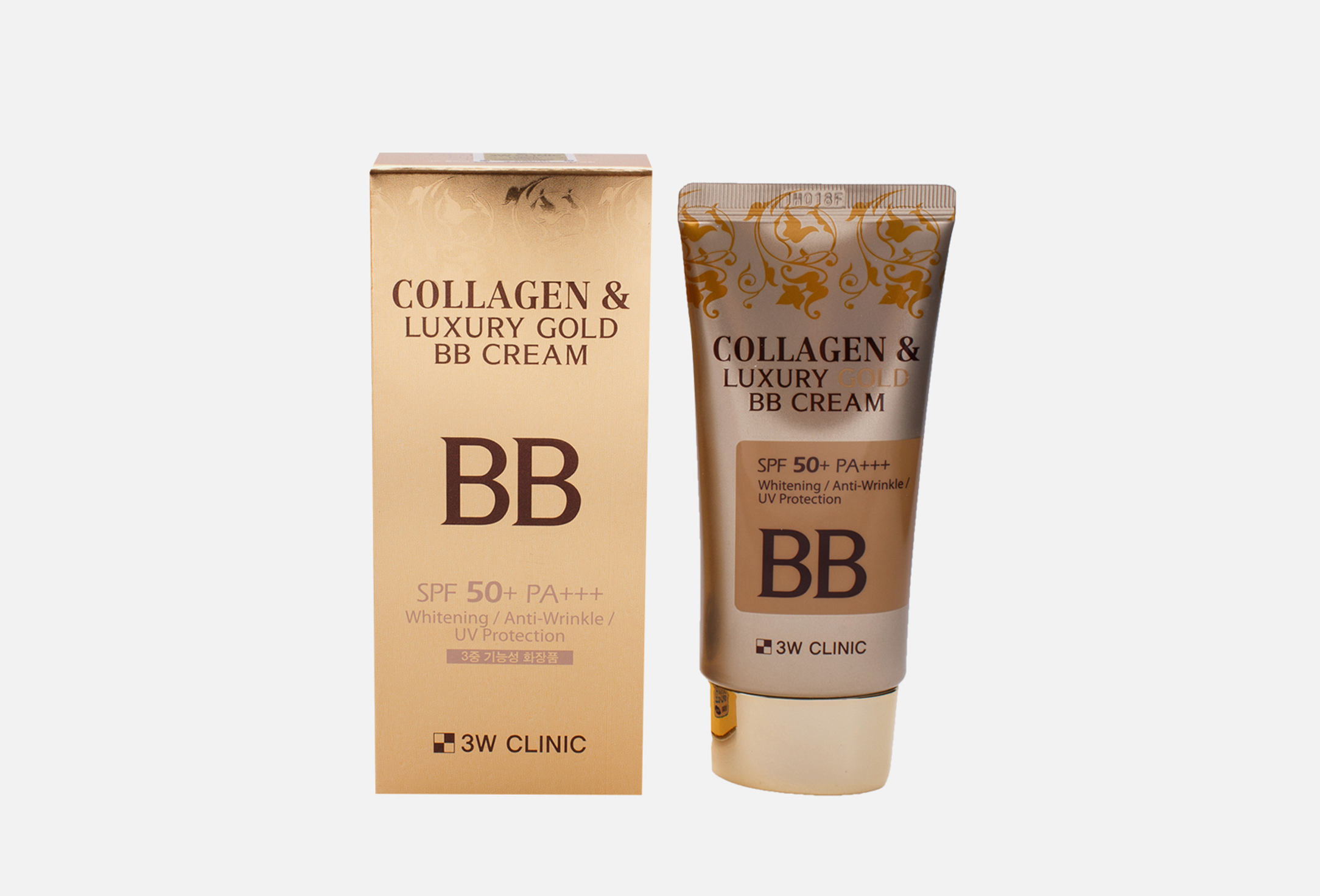 3W CLINIC Крем Collagen & Luxury Gold BB Cream 50 мл — купить, цена в ...