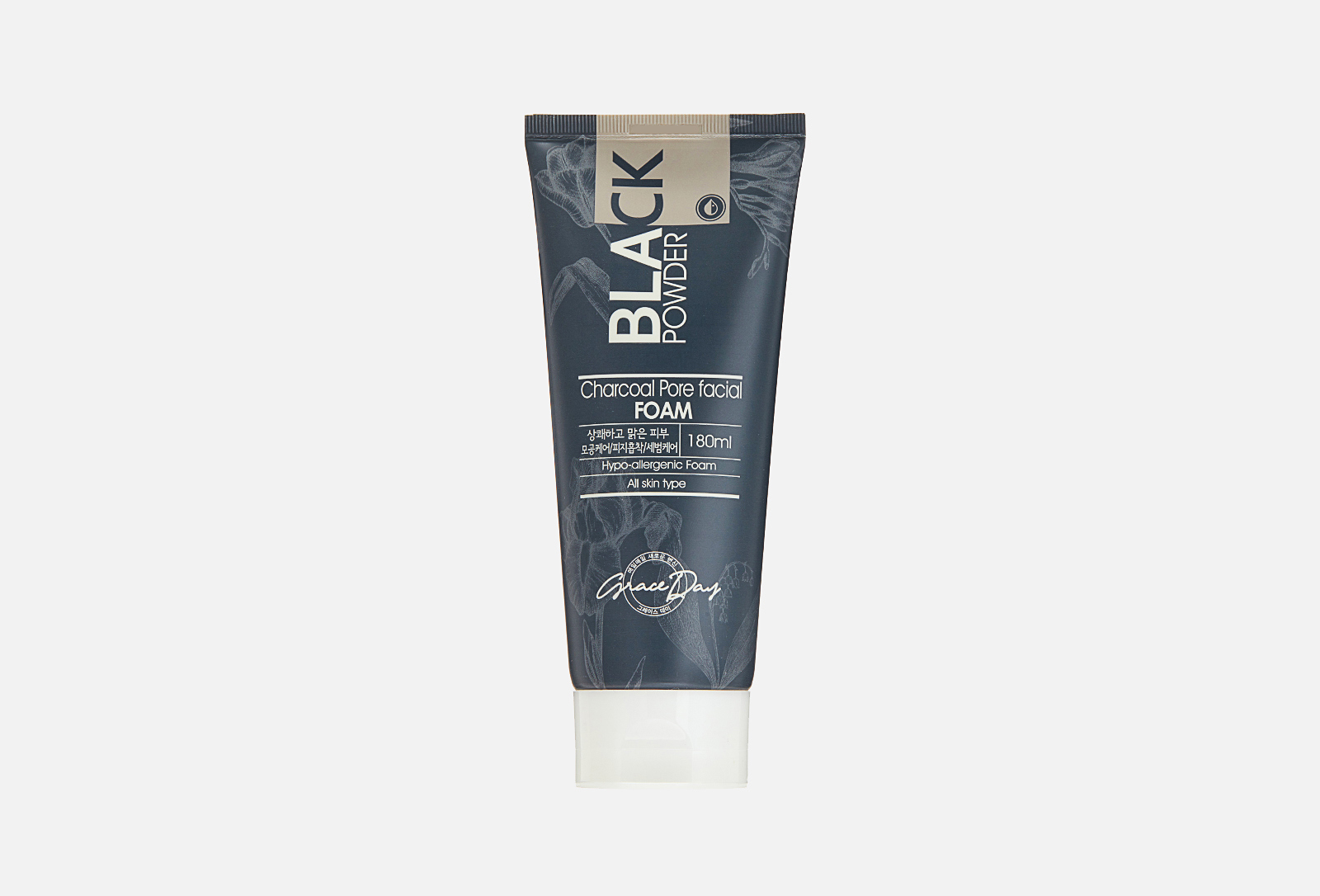 Grace Day Пенка для умывания Black Powder Charcoal Pore Facial Foam 180 ...