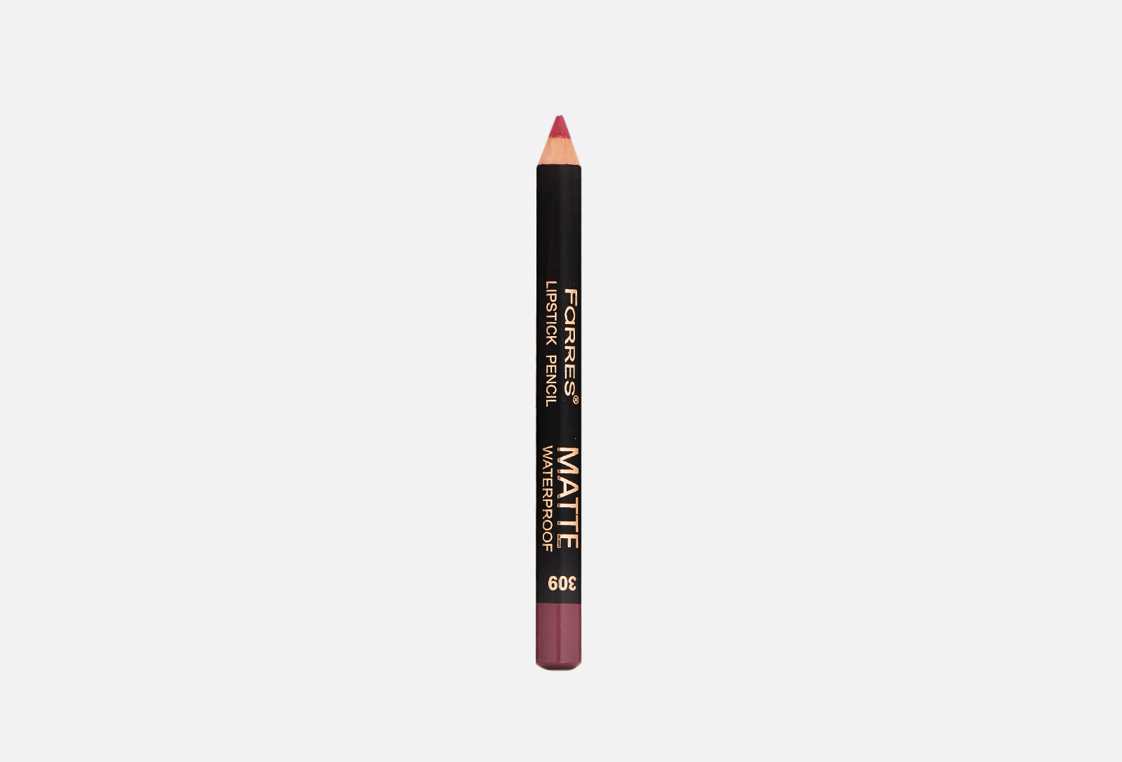 FARRES Толстый матовый карандаш для губ Lip pencil MATTE темная малина ...