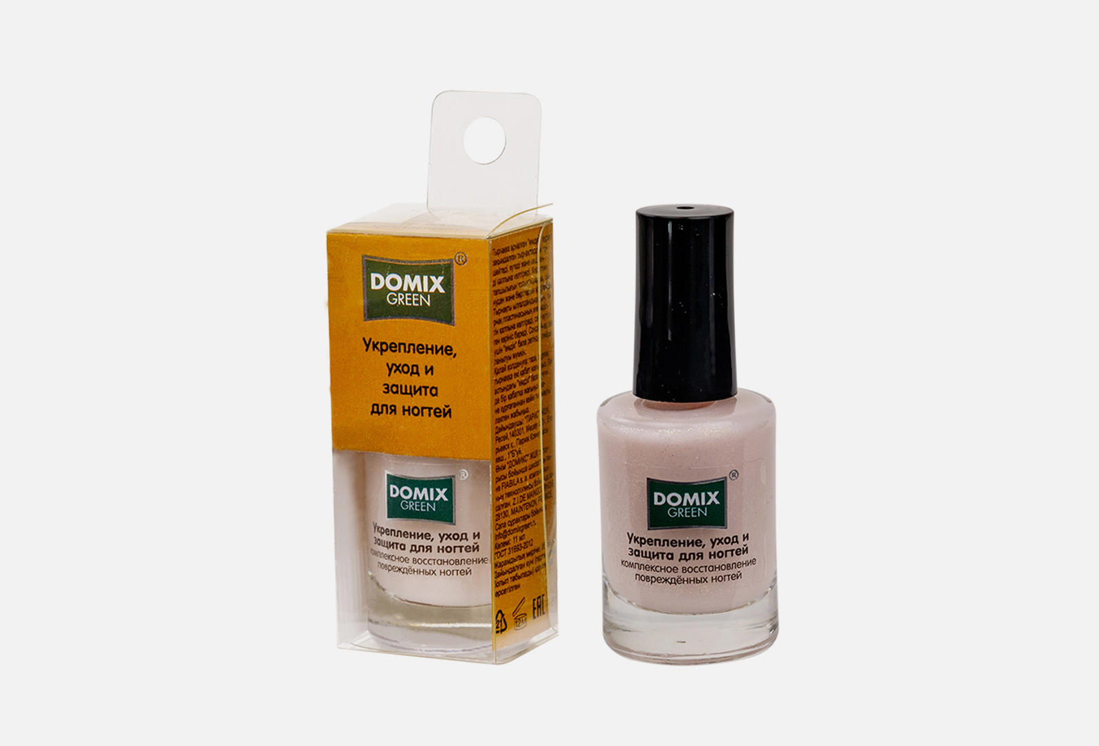 Domix Green Покрытие для ногтей Уход и защита 11 мл — купить, цена в Москве
