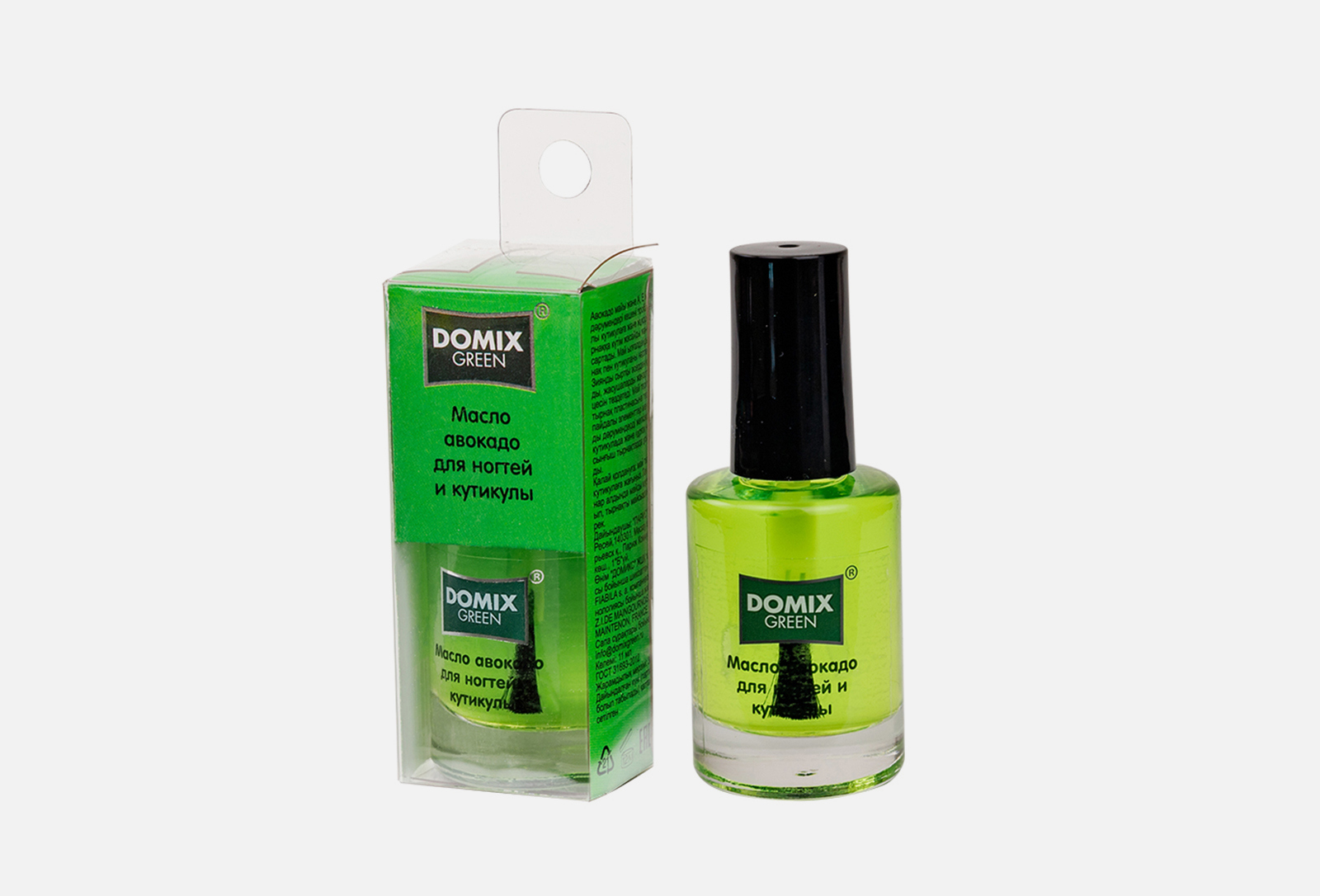 Domix Green Масло для ногтей и кутикулы авокадо 11 мл — купить, цена в ...