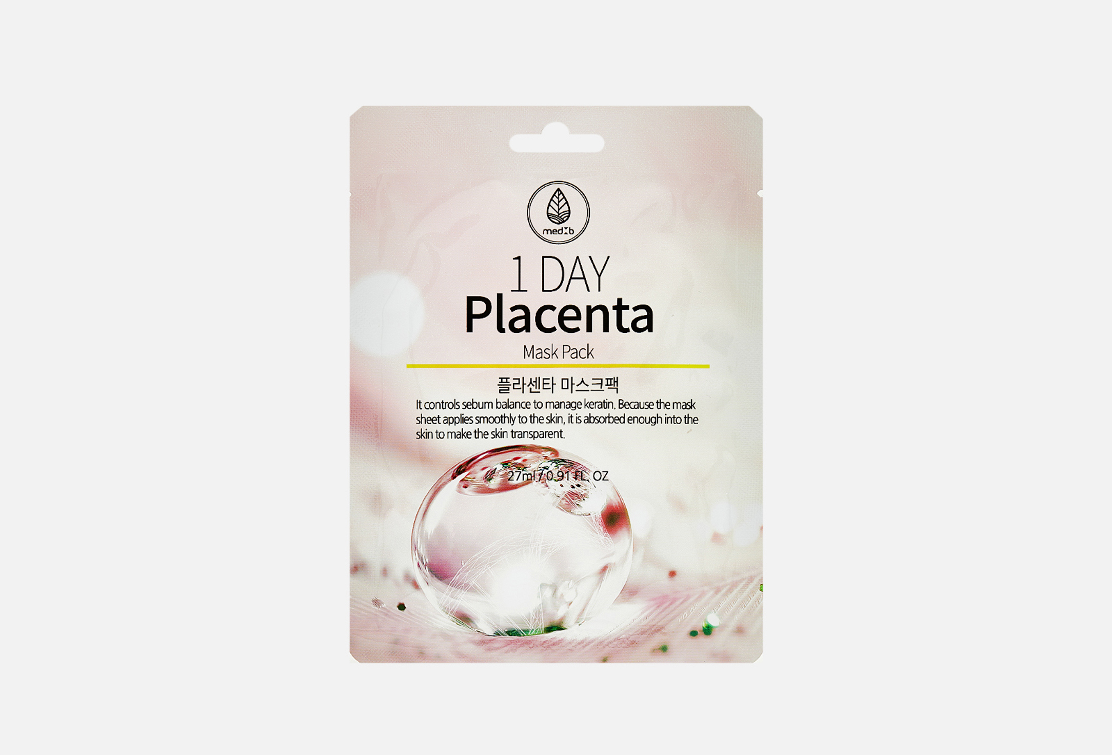MEDB Тканевая маска для лица 1 DAY Placenta Mask Pack 1 шт — купить в ...
