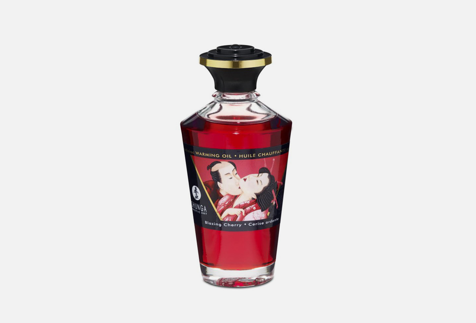 Shunga интимное массажное масло разогревающее BLAZING CHERRY 100 мл ...