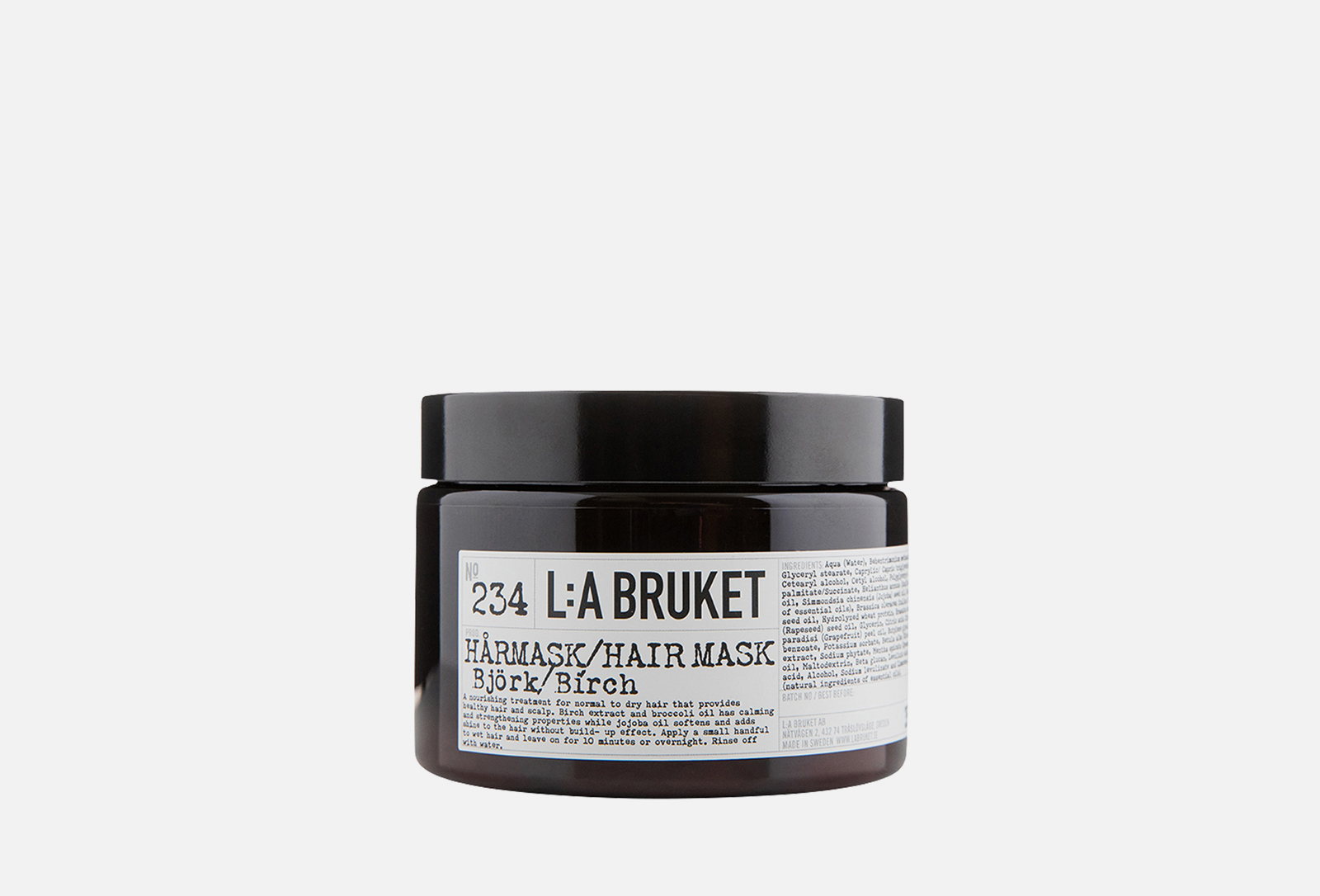 L:A BRUKET Маска для волос № 234 Bjork, Birch Harmask, Hair Mask 350 г ...