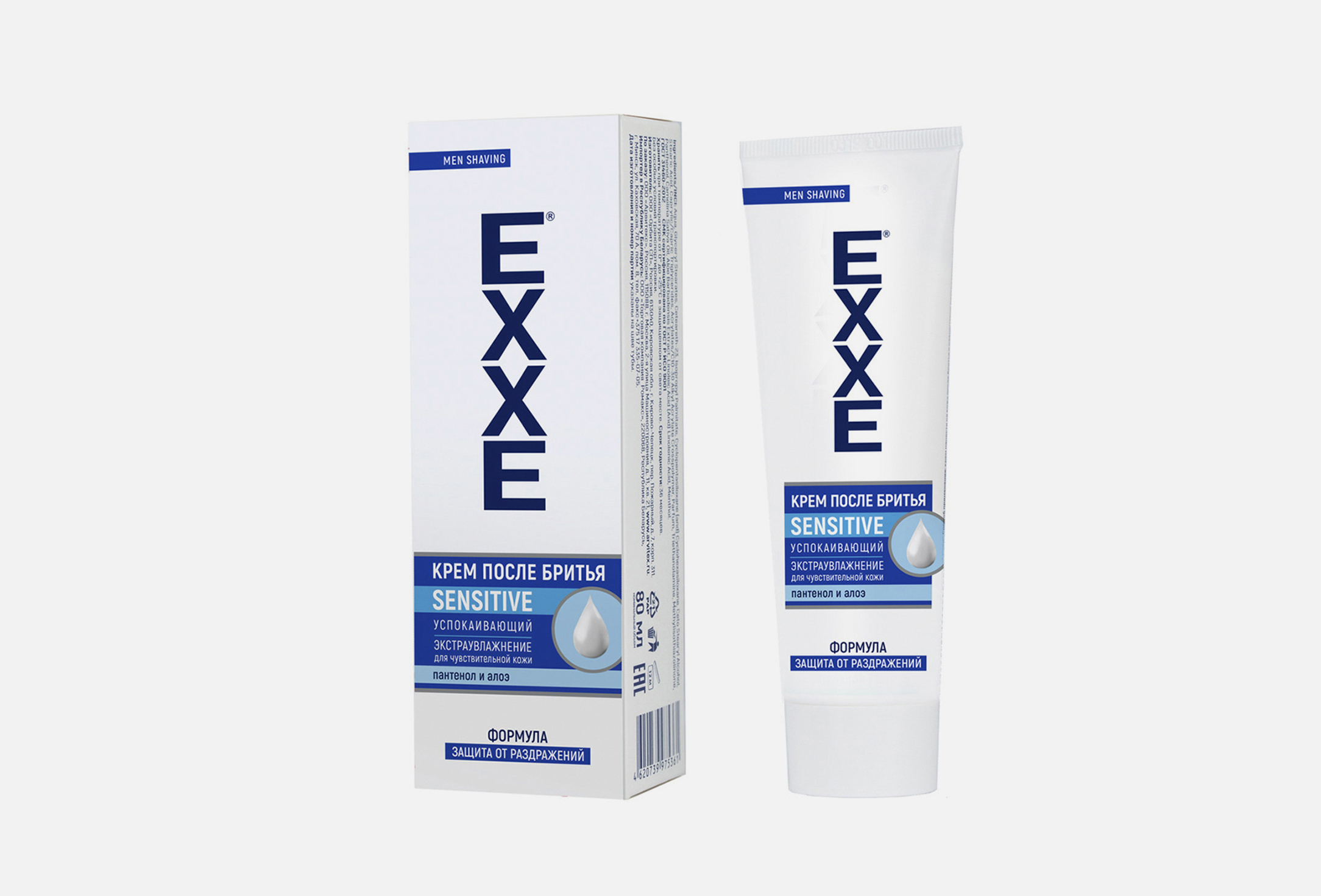 Exxe КРЕМ ПОСЛЕ БРИТЬЯ SENSITIVE 80 мл — купить, цена в Москве