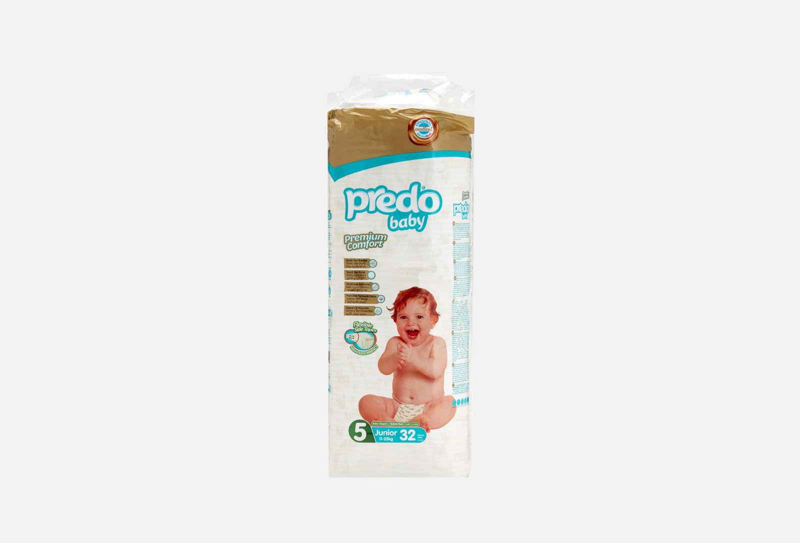 Predo baby Подгузники 11-25 кг 32 шт — купить, цена в Москве