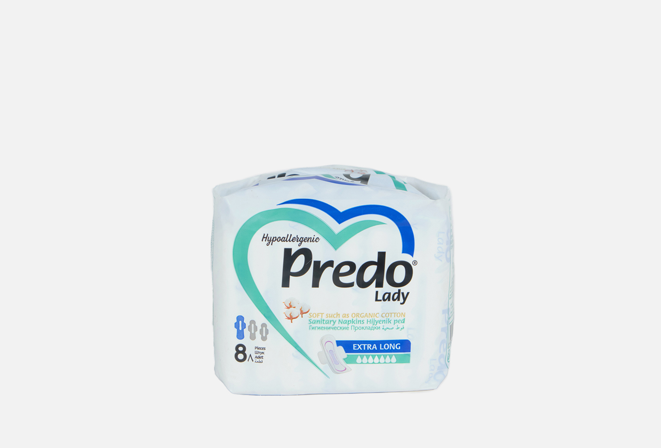 Predo Lady Гигиенические прокладки Extra Long 8 шт — купить, цена в Москве