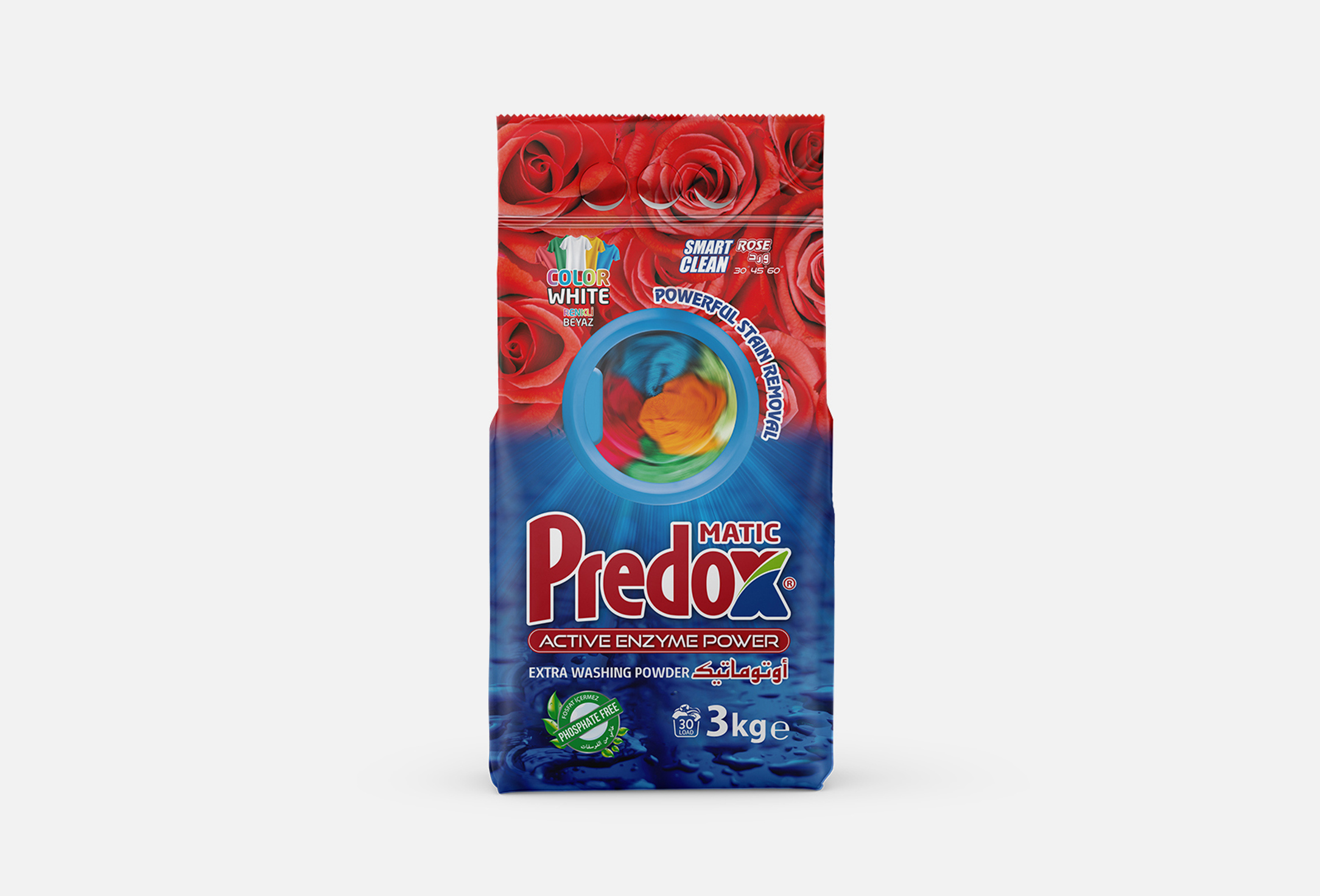 Predox Стиральный порошок Роза 3000 г — купить, цена в Москве