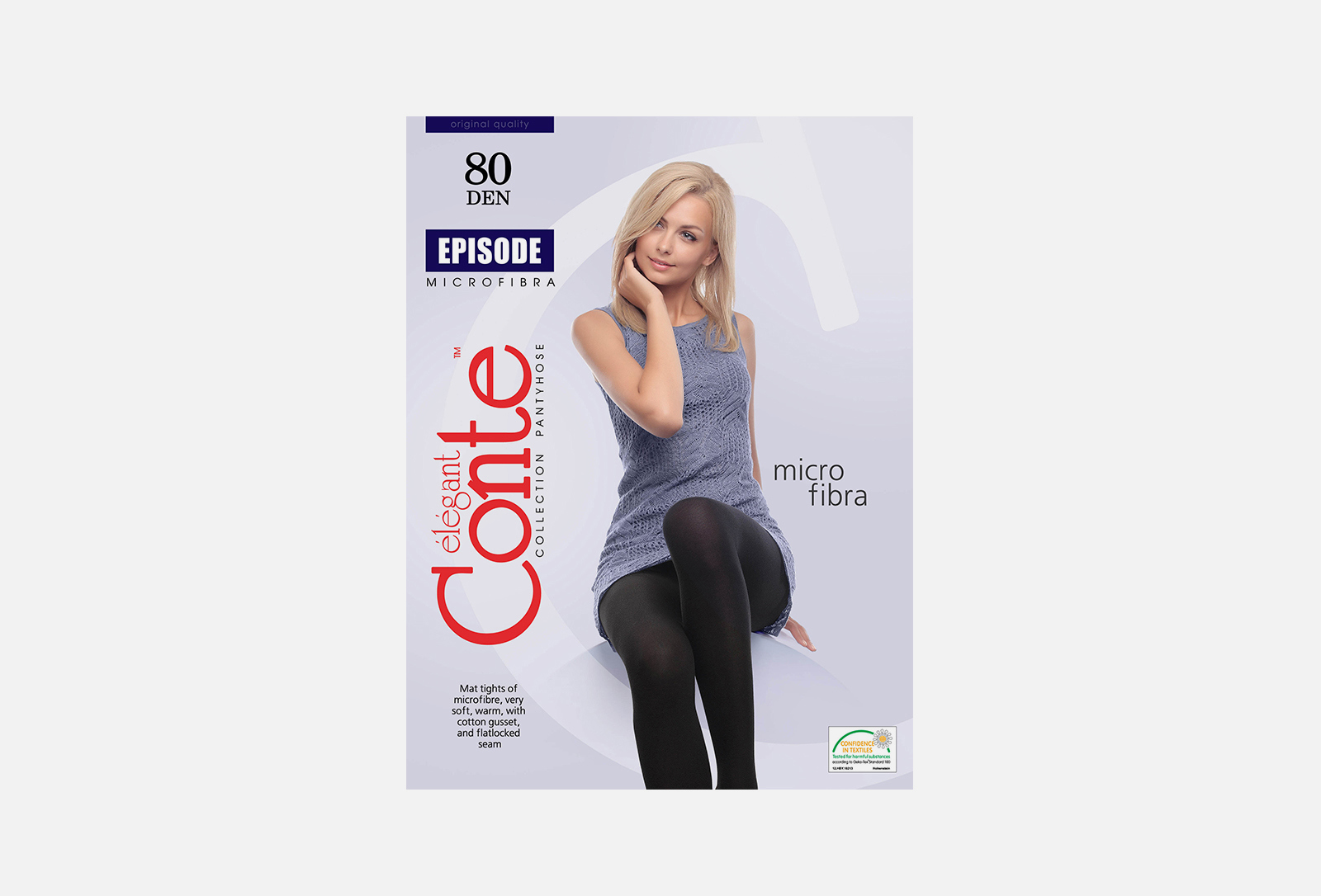 CONTE ELEGANT колготки 80 den EPISODE nero черные Nero 5 — купить, цена ...