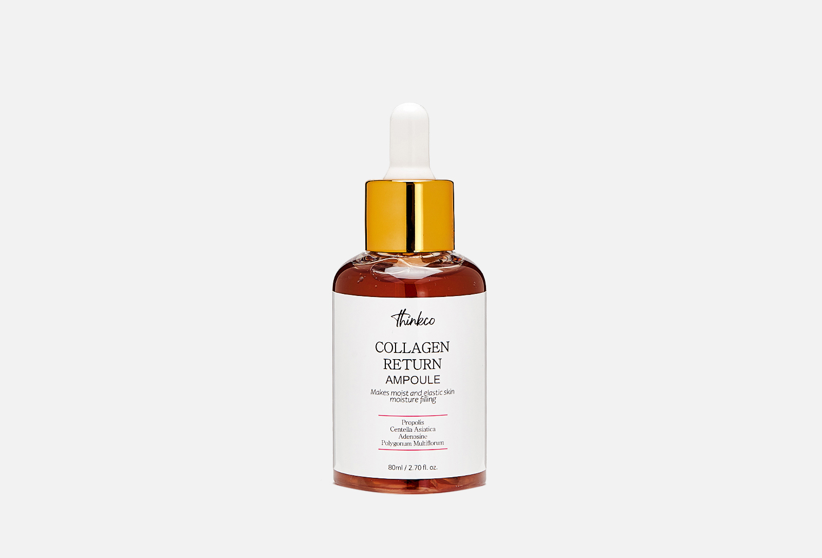thinkco Сыворотка для лица с коллагеном COLLAGEN RETURN AMPOULE 80 мл ...