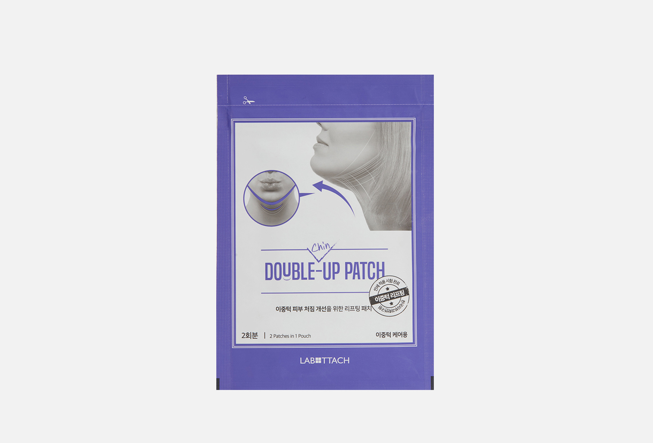LABOTTACH Патчи для линии подбородка DOUBLE CHIN-UP PATCH 2 шт — купить, цена в Москве