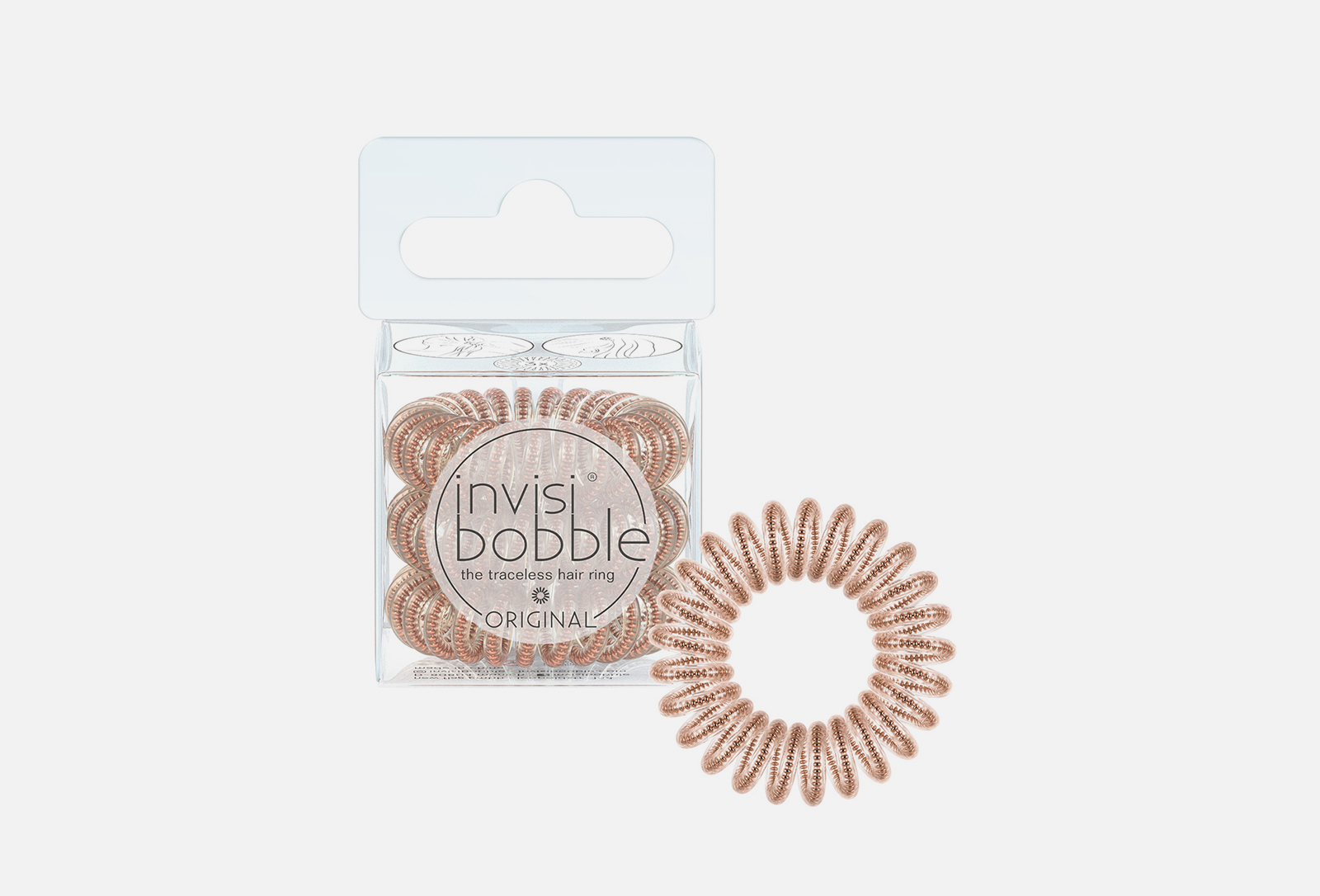 Invisibobble Резинка-браслет для волос Original Bronze And Beads 3 шт ...