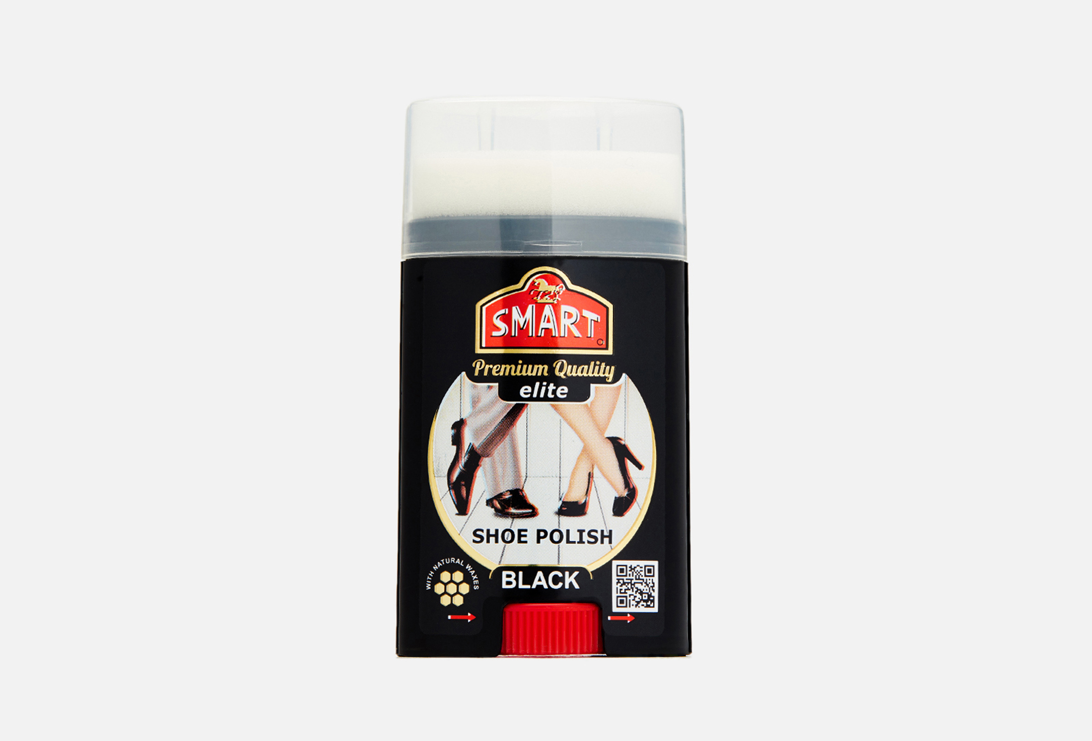 Smart Крем-краска для обуви elite shoe polish, черная 60 мл — купить ...