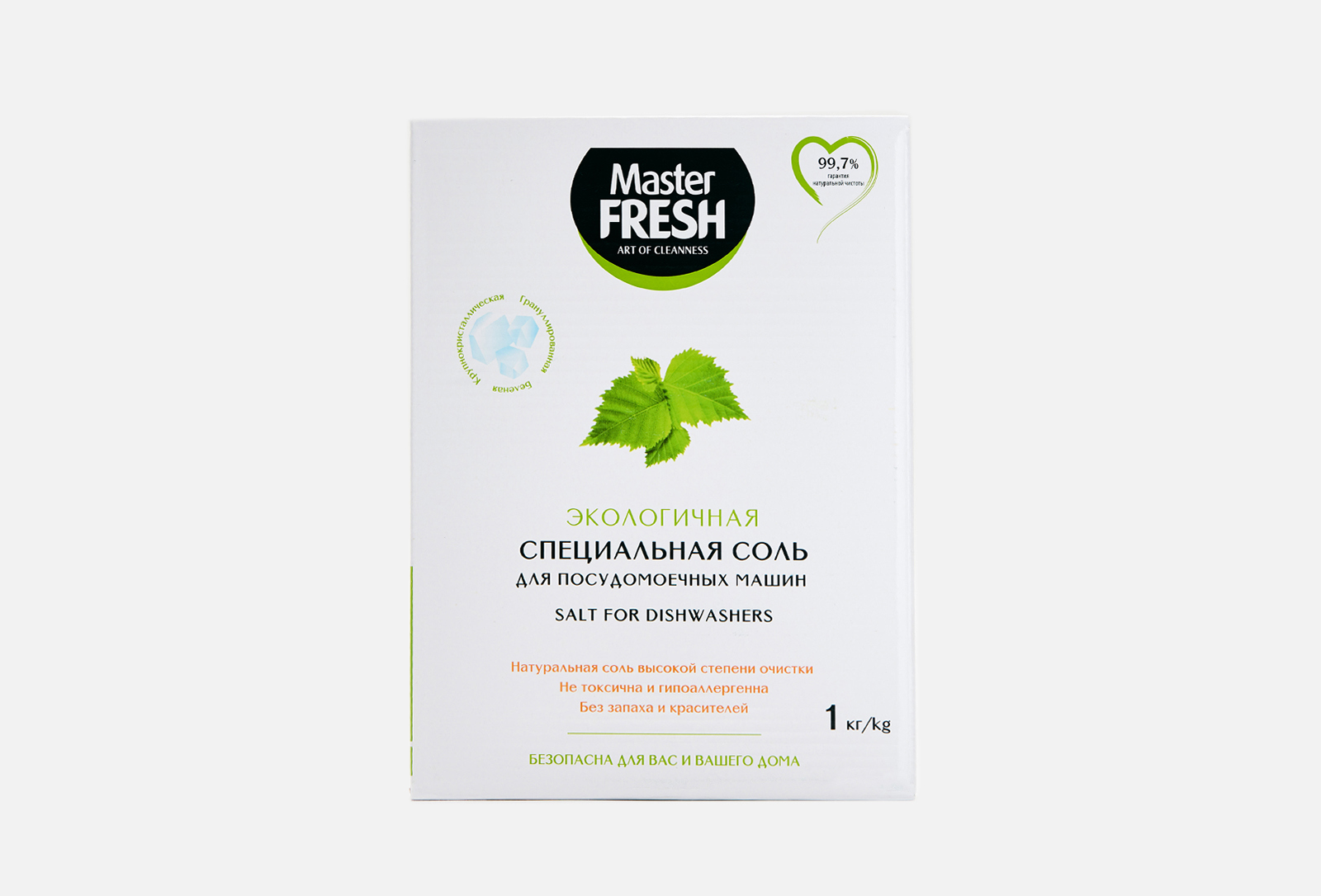 Master Fresh Соль для посудомоечной машины Эко 1000 г — купить, цена в ...