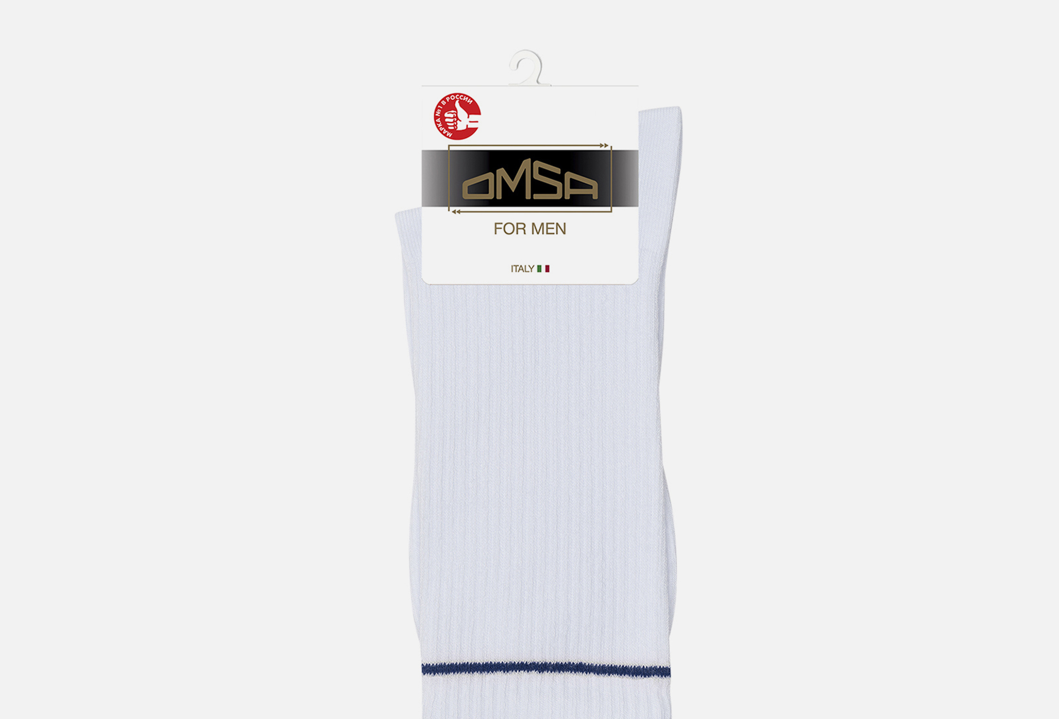 Omsa Носки Bianco, Blu Bianco Blu 42-44 — купить, цена в Москве