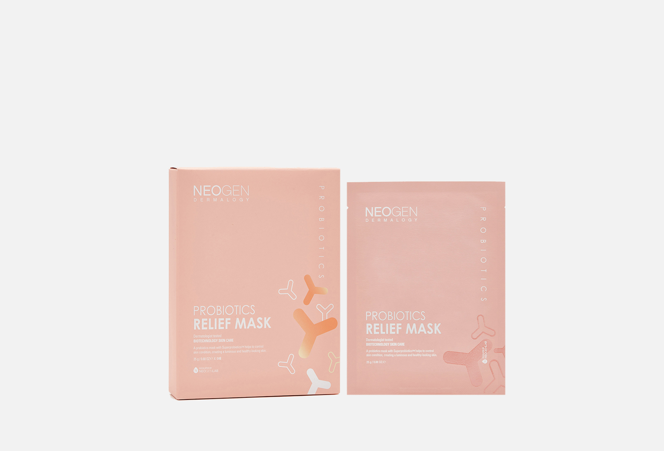 Neogen dermalogy Набор масок для лица PROBIOTICS RELIEF MASK 5 шт ...