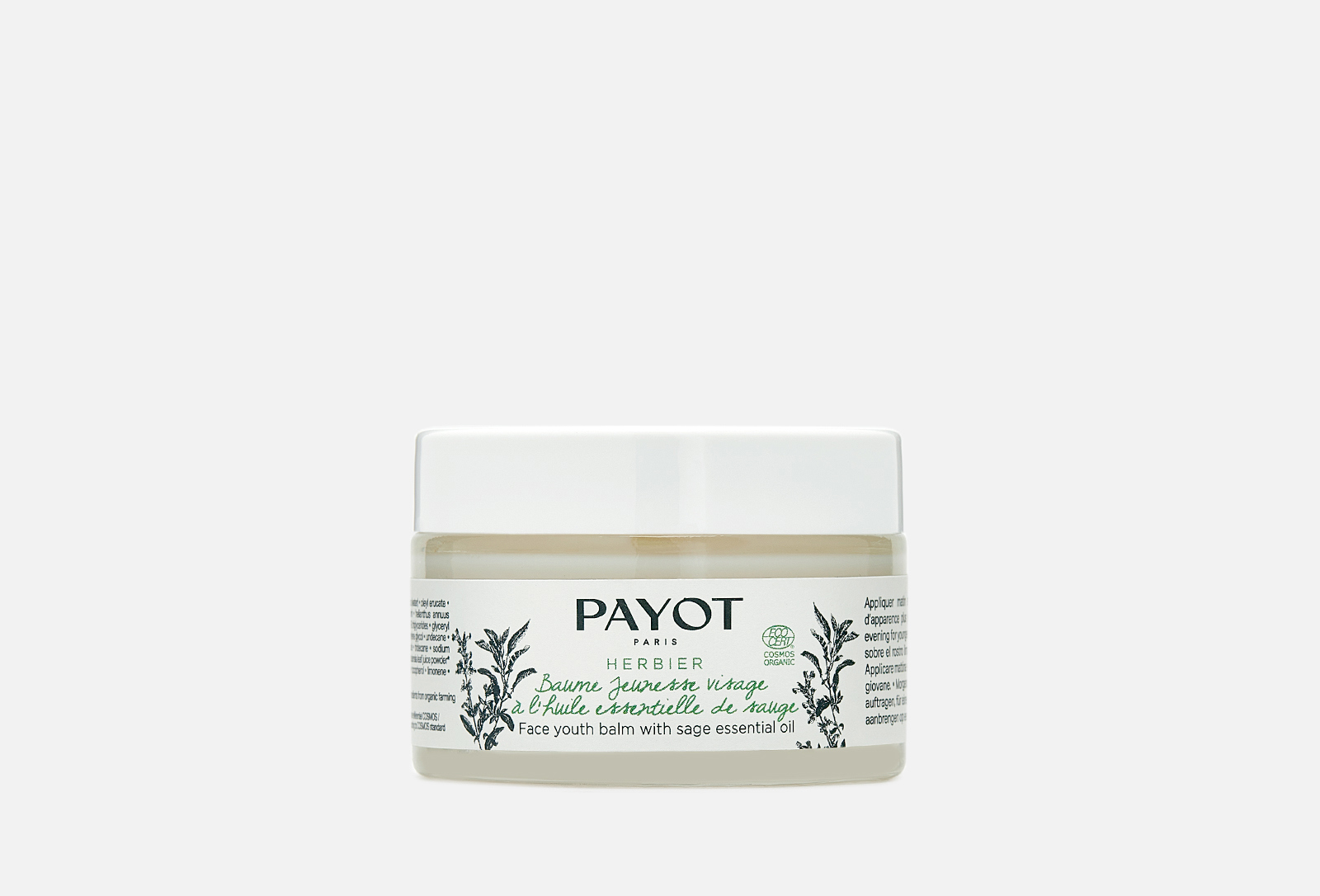 PAYOT Омолаживающий бальзам для лица с маслом шалфея, серия HERBIER 50 ...