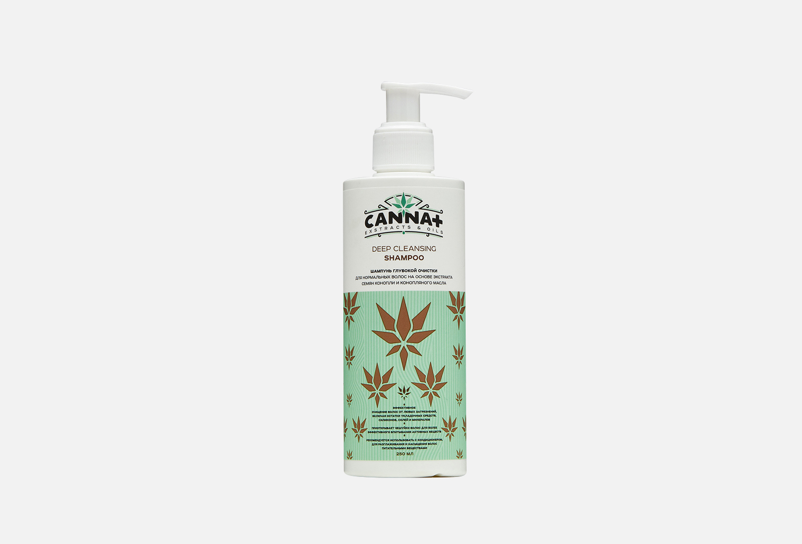 Canna+ Шампунь глубокой очистки волос Deep Cleansing Shampoo 250 мл ...