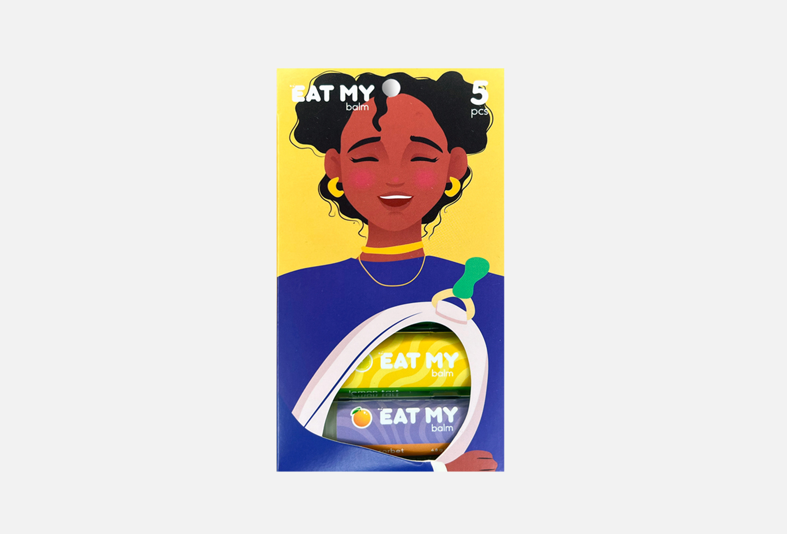 EAT MY Набор бальзамов для губ balm set happy moments 5 шт — купить в ...
