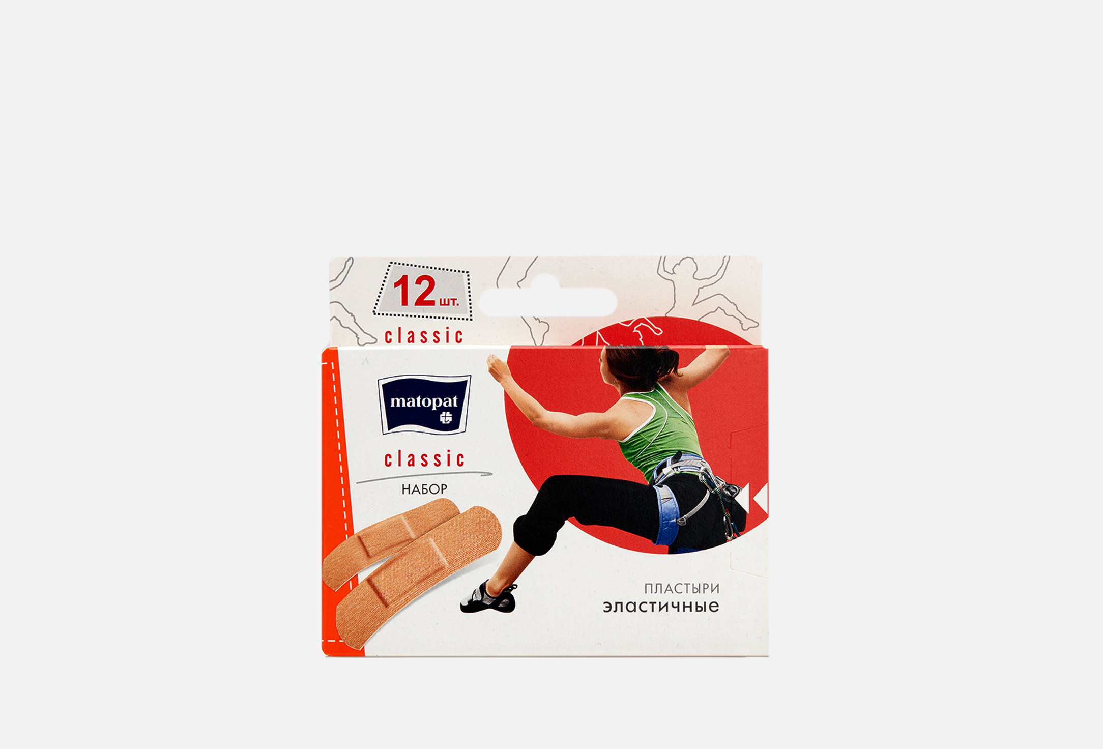 Matopat Пластыри Classic 12 шт — купить, цена в Москве