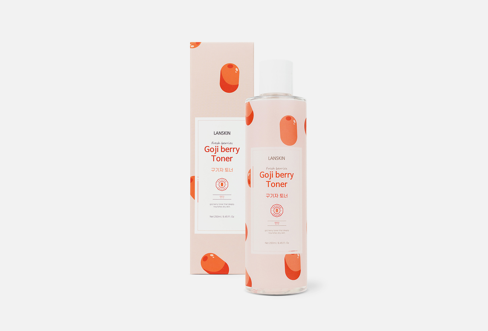 LanSkin тонер с ягодами годжи Fresh Berries Goji Berry Toner 250 мл ...