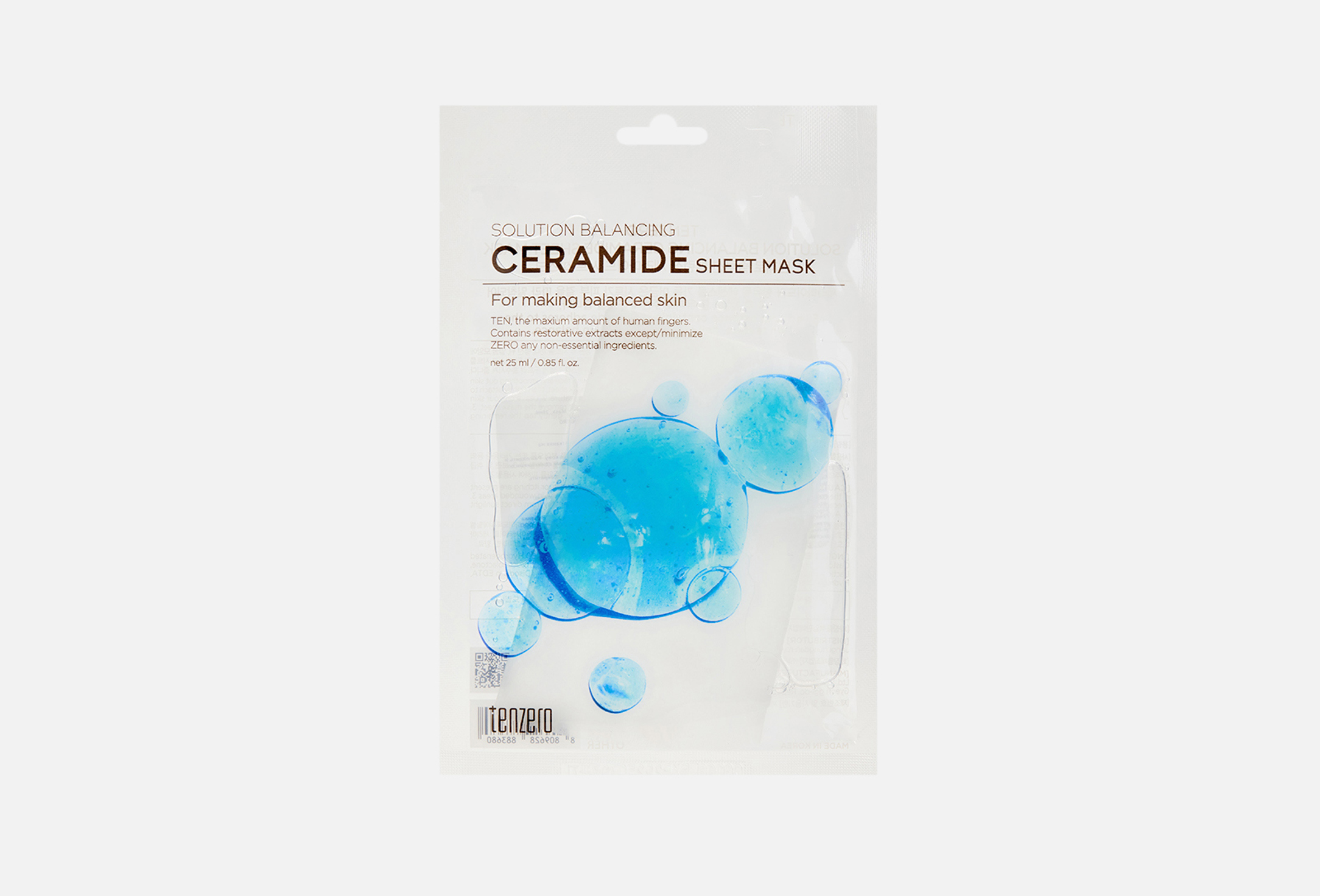 Tenzero Тканевая маска с керамидами Solution Balancing Ceramide Sheet ...