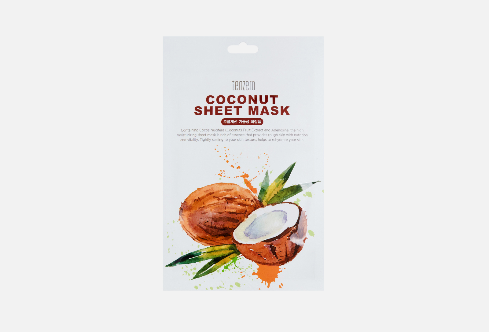 Tenzero Тканевая маска с экстрактом кокоса Coconut Sheet Mask 1 шт ...