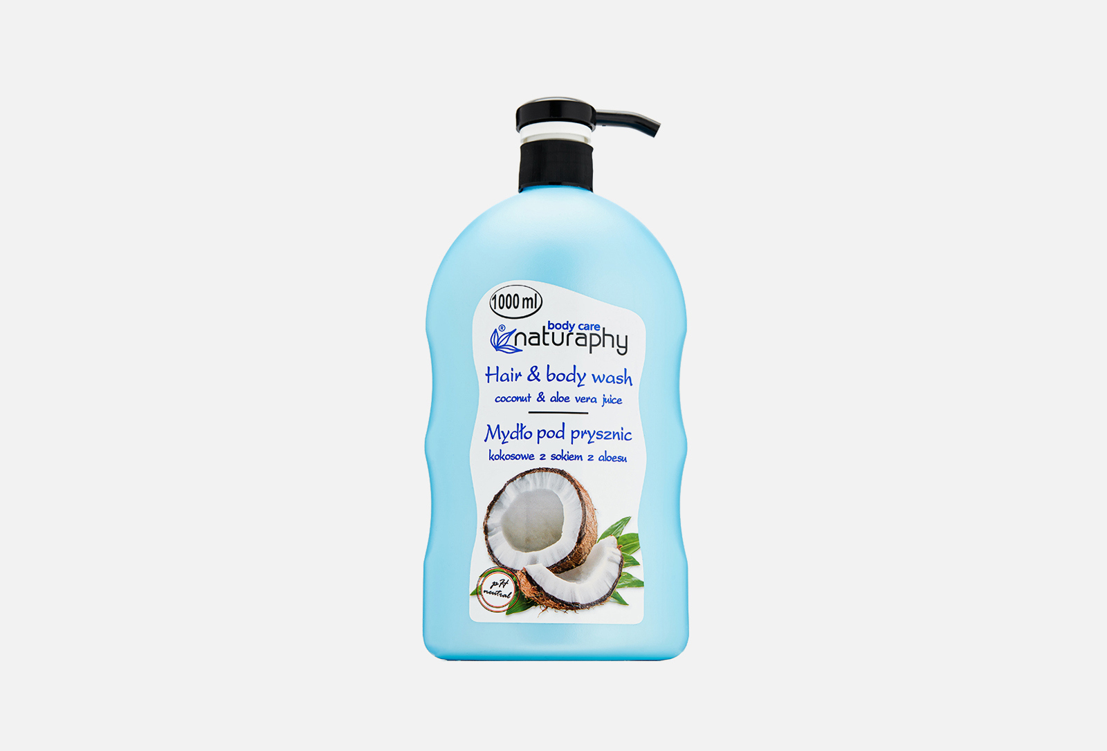 Blux Naturaphy Гель для душа Кокос и алоэ вера 1000 мл — купить, цена в ...
