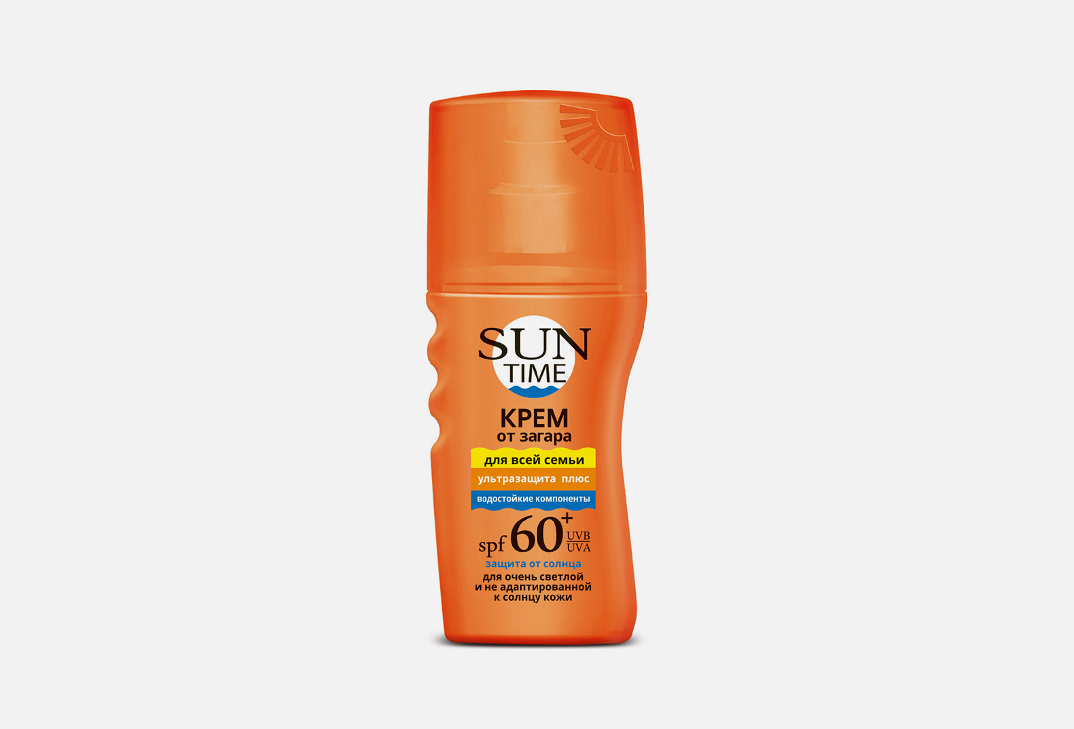 Sun Time Солнцезащитный крем для тела SPF 60+ Family Sunscreen spray 150 мл — купить, цена в Москве